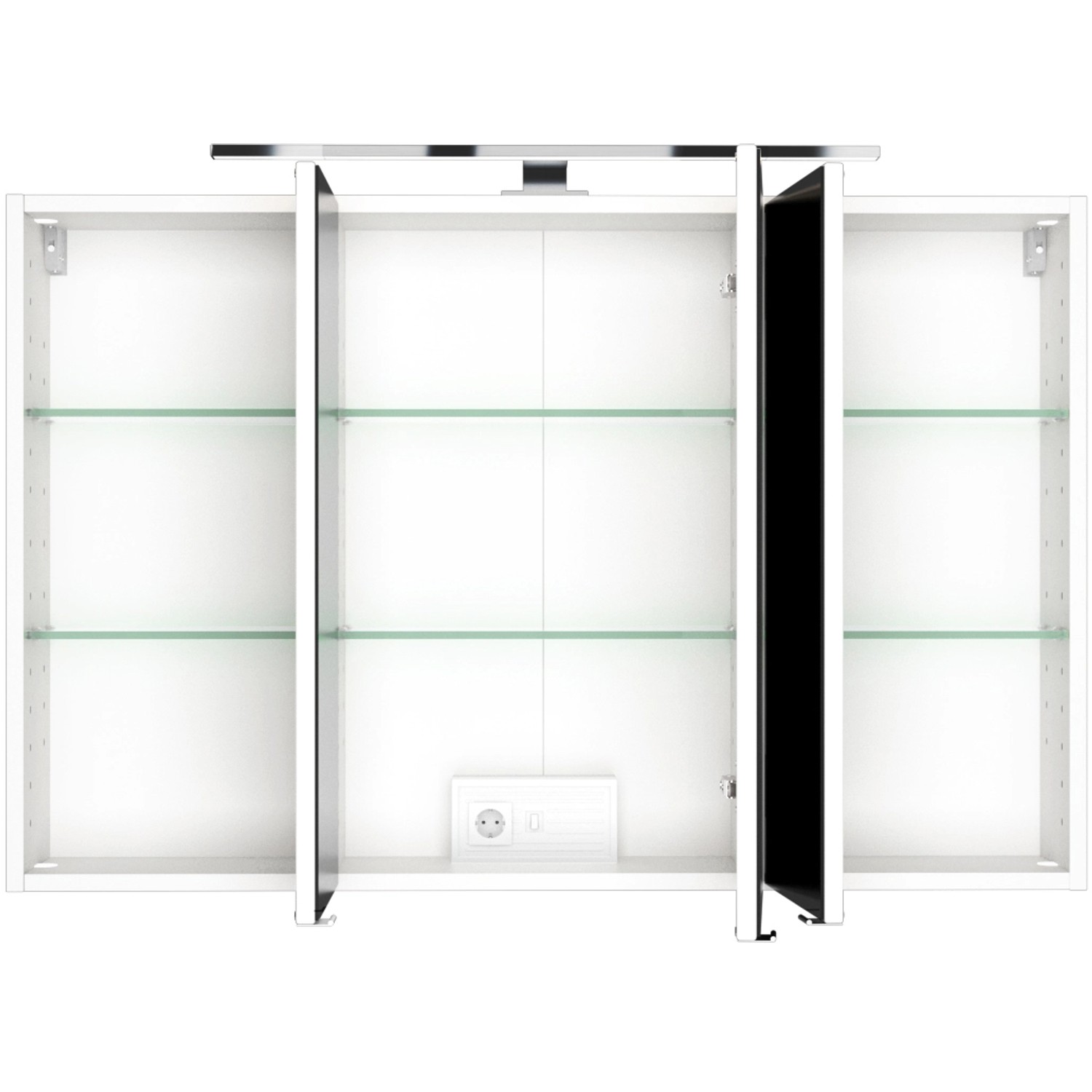 Held Möbel 2-tlg. Waschtisch-Set Ferrara 100 cm matt Weiß-Weiß kaufen ...