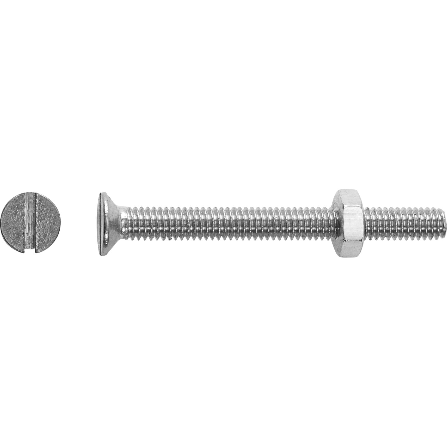 Gewindeschraube M4 x 40 mm Schlitz Edelstahl A2 kaufen bei OBI