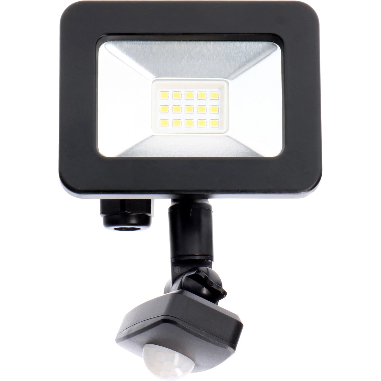 LED-Strahler 4000 K IP44 Sensor Sanan LED 10 W 1100 lm Schwarz kaufen ...