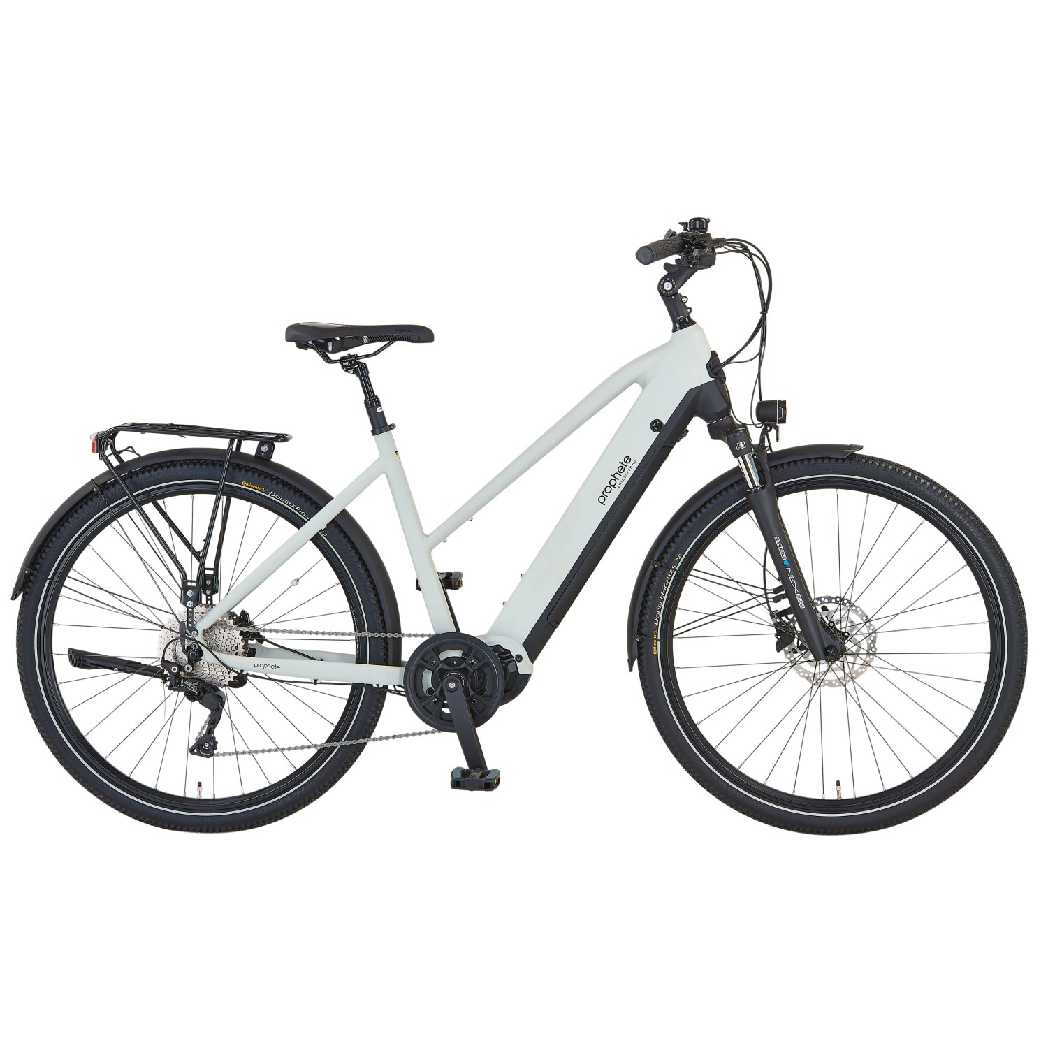 Prophete Trekking E-Bike Entdecker 5.0 Damen 48 V Grau-Schwarz Matt 28" kaufen bei OBI