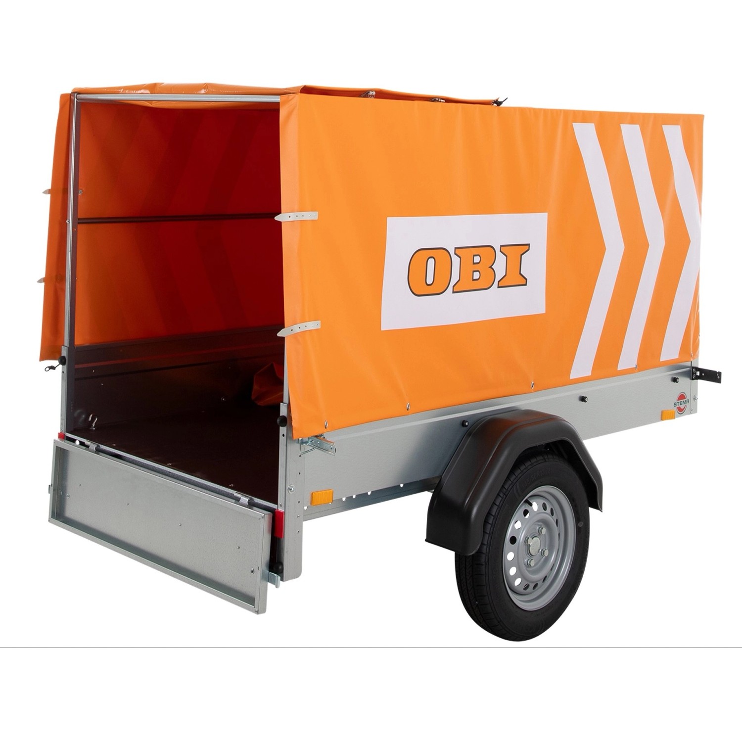 Stema Anhängerset AN 750-13 mit OBI Hochplane 80 cm kaufen bei OBI