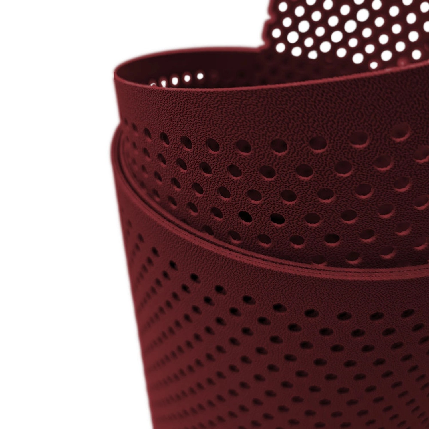 zaunzu Sichtschutz PP Premium gelocht 20 Prozent Streifen Bordeauxrot ...