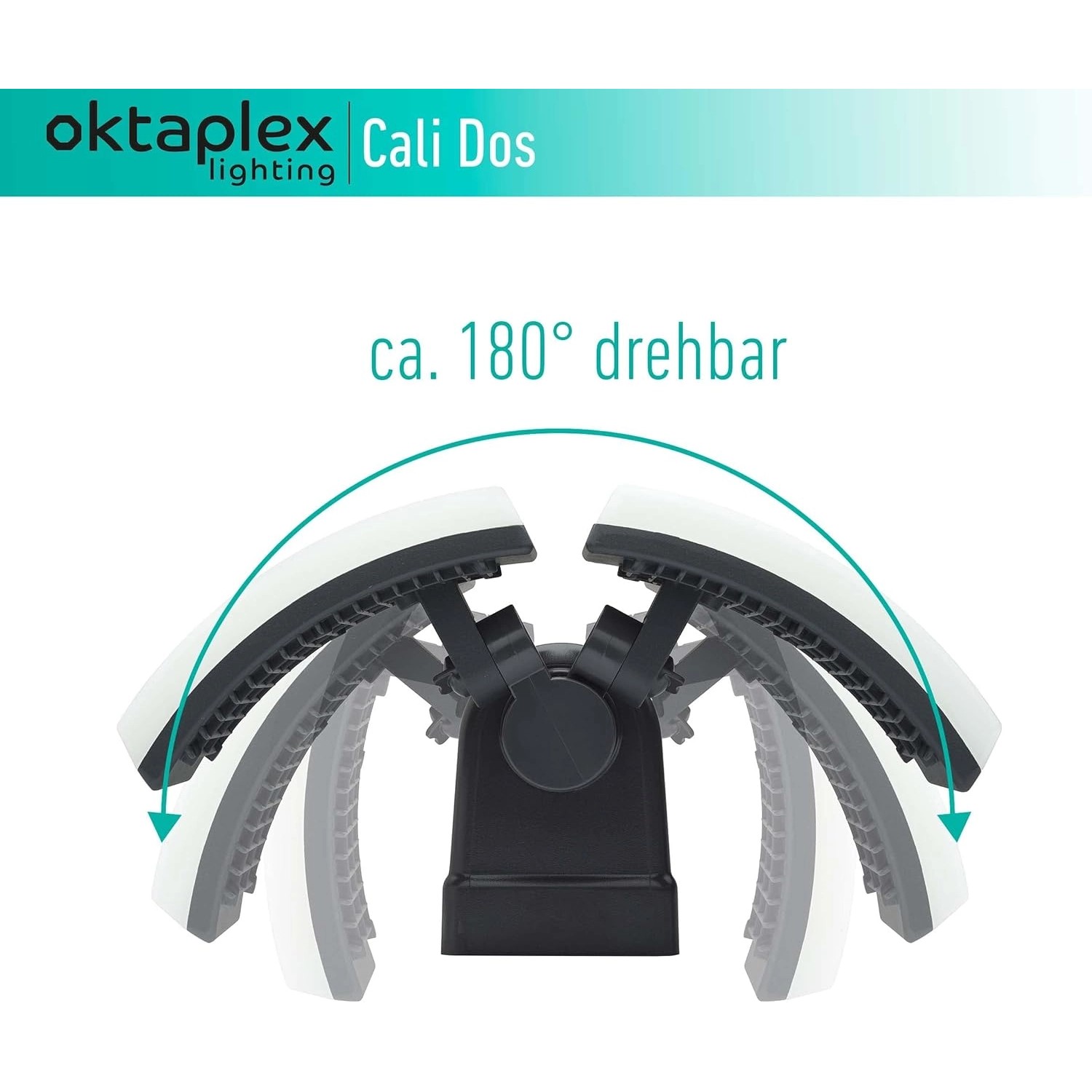 Oktaplex LED Außenstrahler Cali Dos 2 Leuchtkörper IP65 Warmweiß 3200lm ...