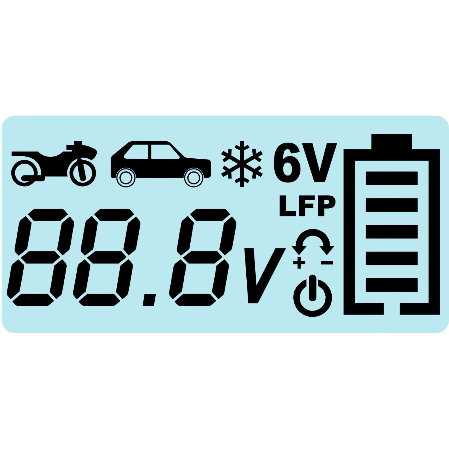 Absaar Batterieladegerät AB-5 All-in-One 5 A für Batterietypen bis 140 ...