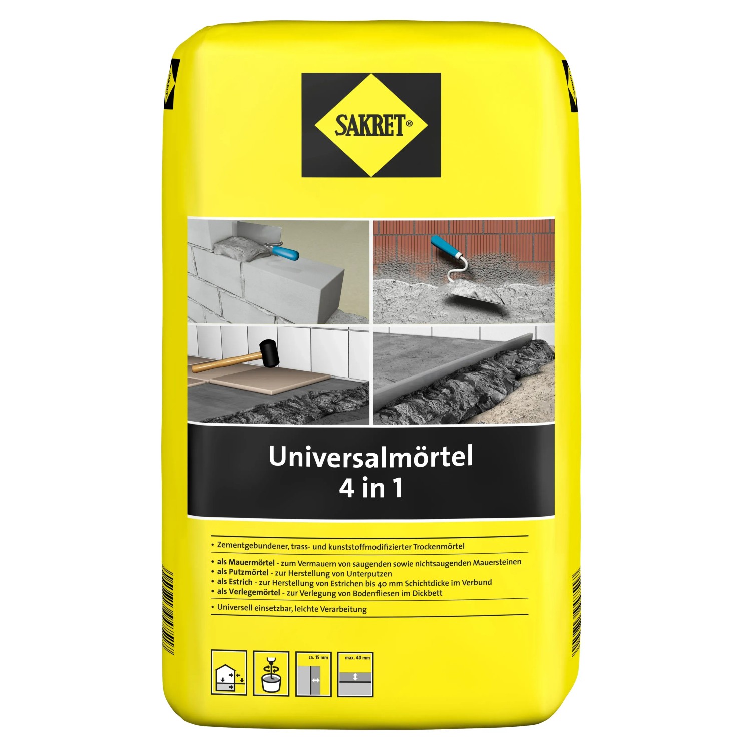 Sakret Universalmörtel 10 kg kaufen bei OBI