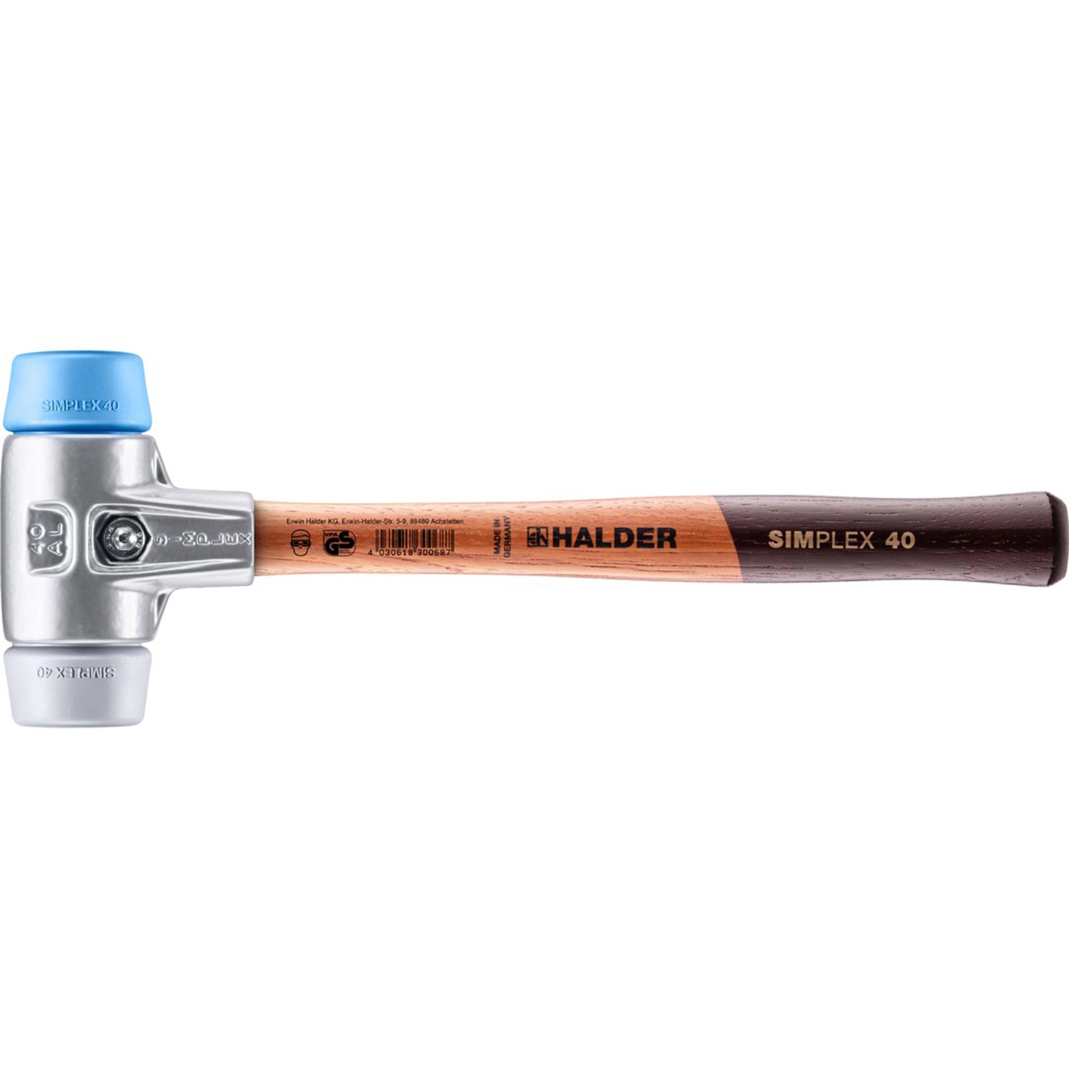 Halder Schonhammer Simplex TPE-sof -mid mit Alugehäuse und Holzsztiel 40 mm kaufen bei OBI