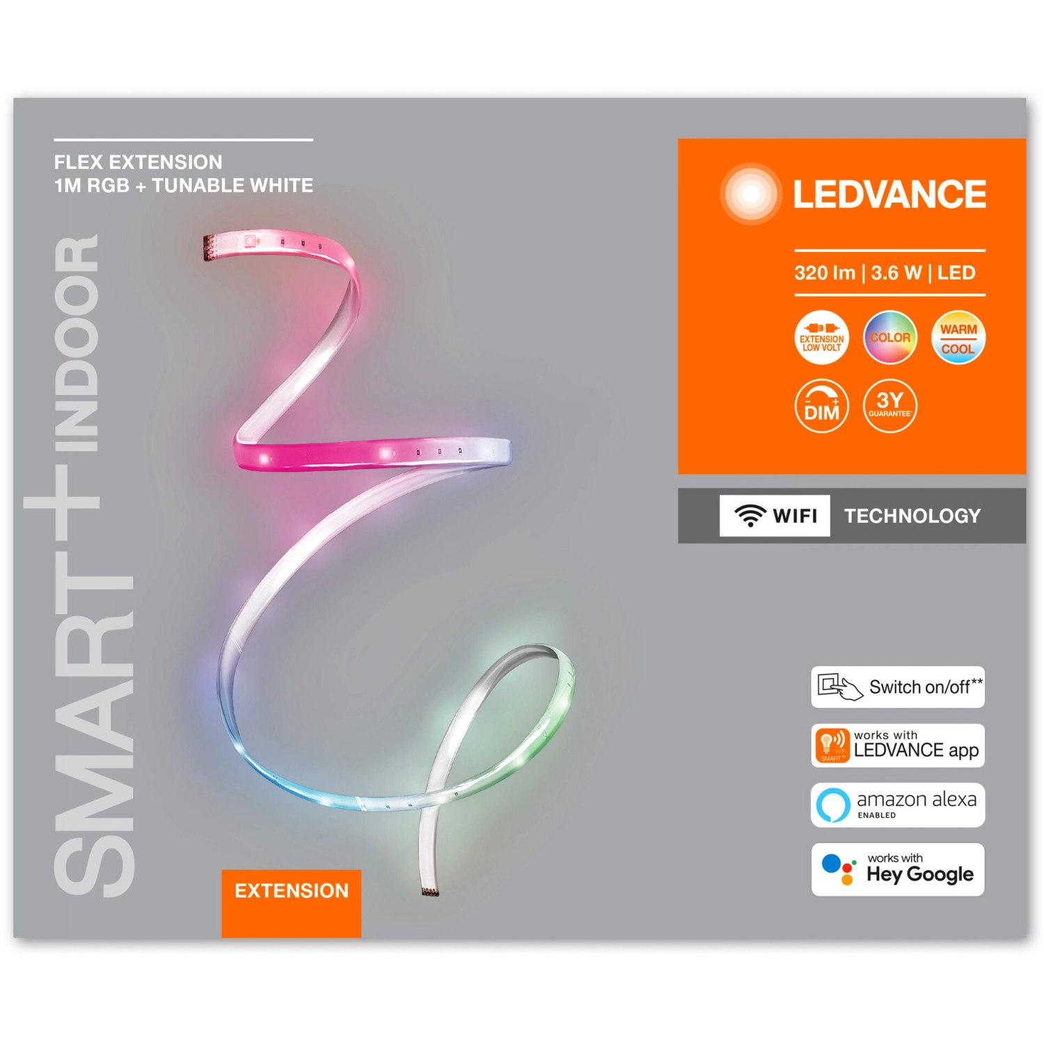 Ledvance Smart+ WiFi LED-Strip Flex Erweiterung Klar 100 cm kaufen bei OBI