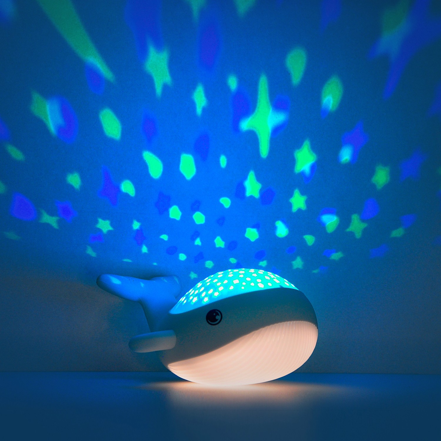 MegaLight LED-Nachtlicht Willy Whale mit Sternprojektor und Akku kaufen ...