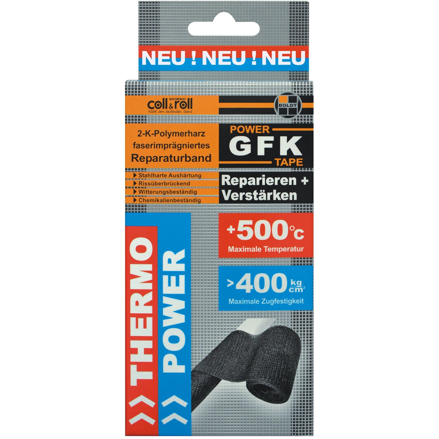 Coll+Roll 2K-Reparaturband GFK Power Tape 1,25 m kaufen bei OBI