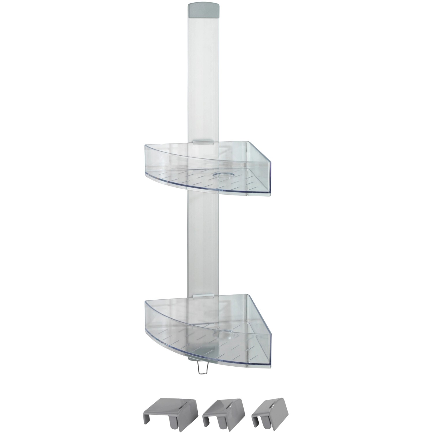 Wenko Eck-Duschcaddy Premium Silber Matt kaufen bei OBI