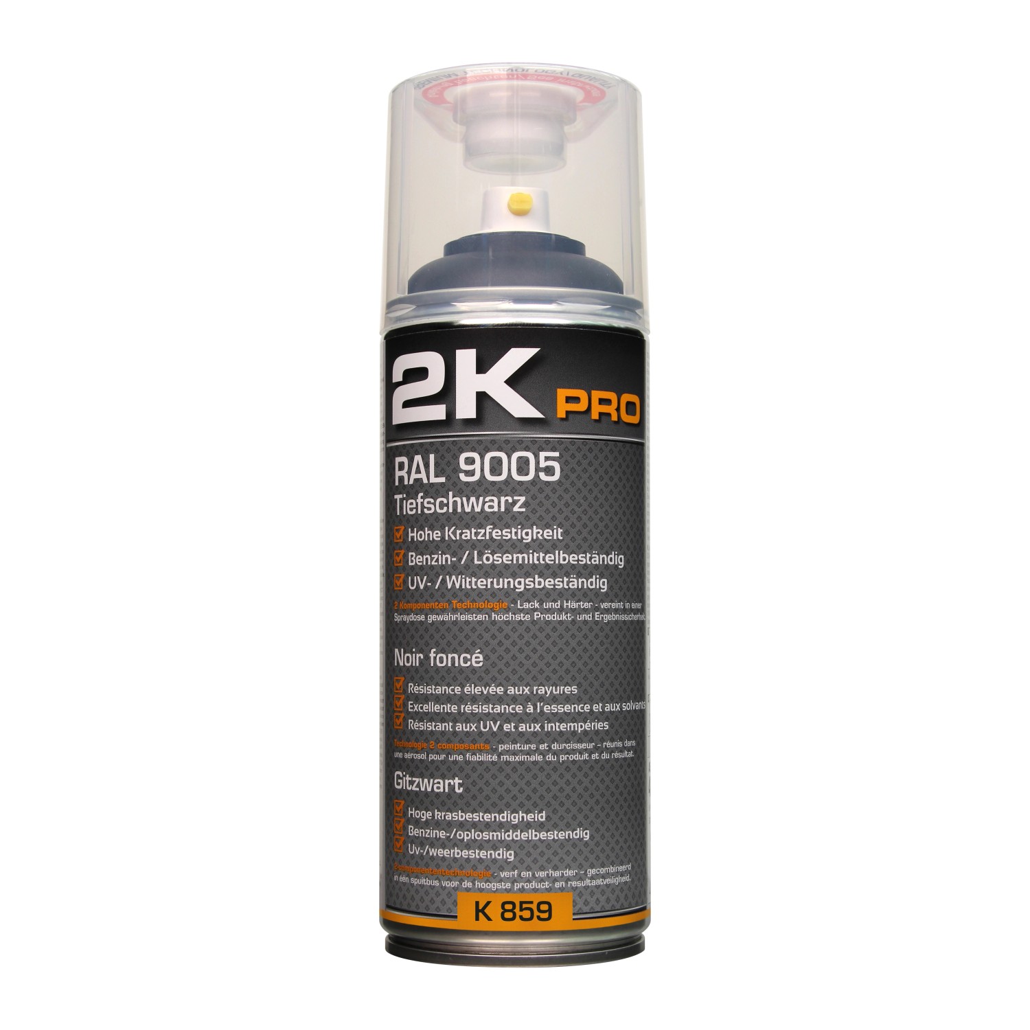 2K Pro Decklack 400 ml Tiefschwarz Matt kaufen bei OBI