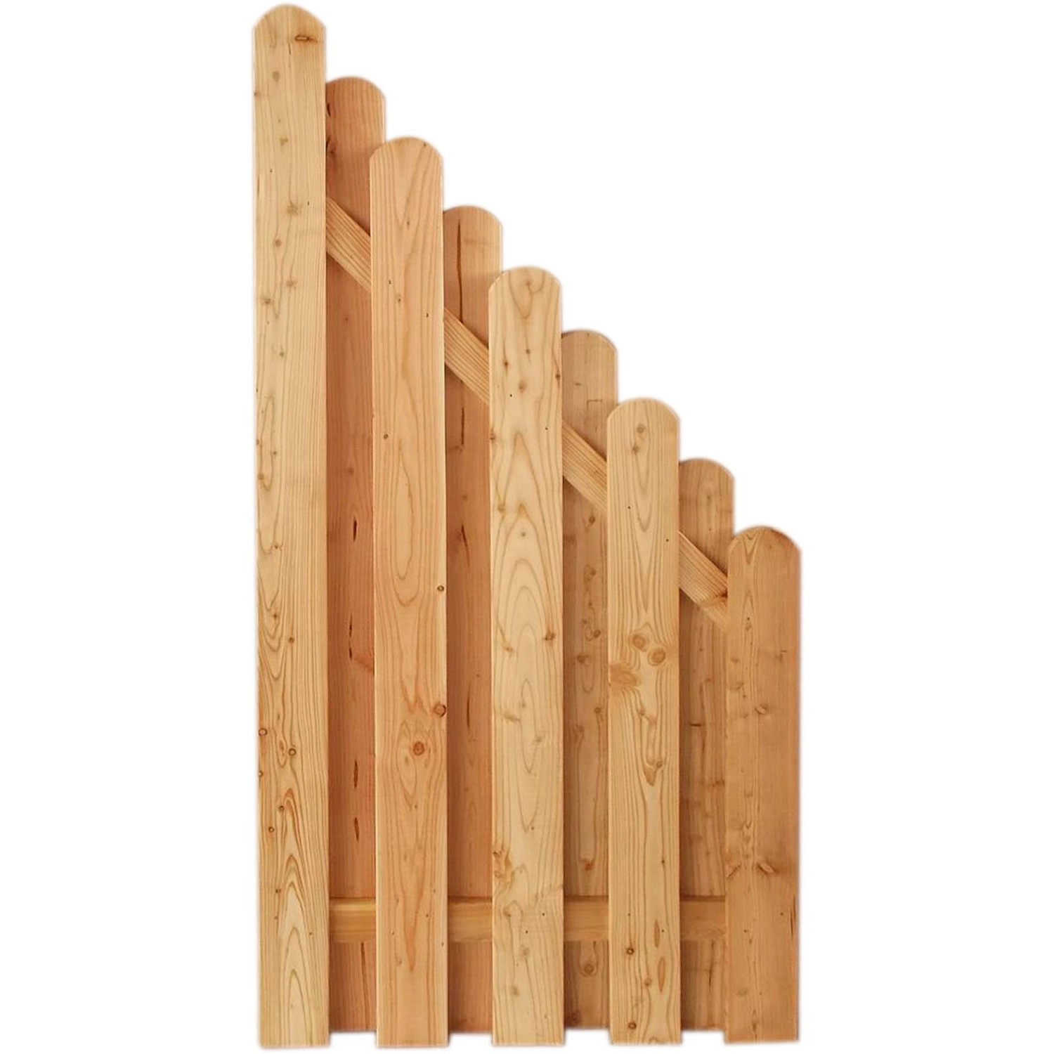 Sichtschutzzaun-Element Lüneburg geschlossen Douglasie 180/90 cm x 90 ...