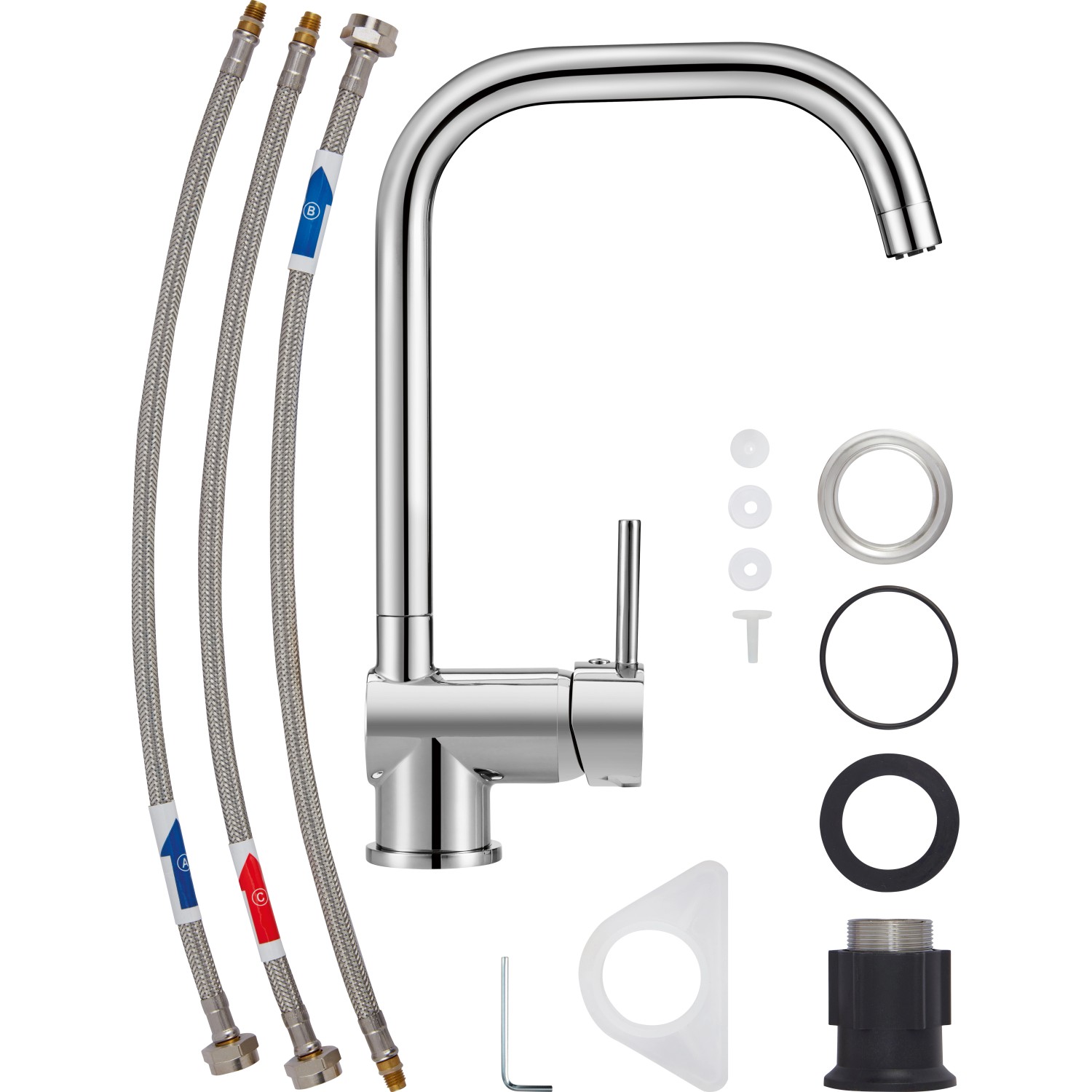 baliv Niederdruck-Küchenarmatur KI-1060 N Chrom kaufen bei OBI