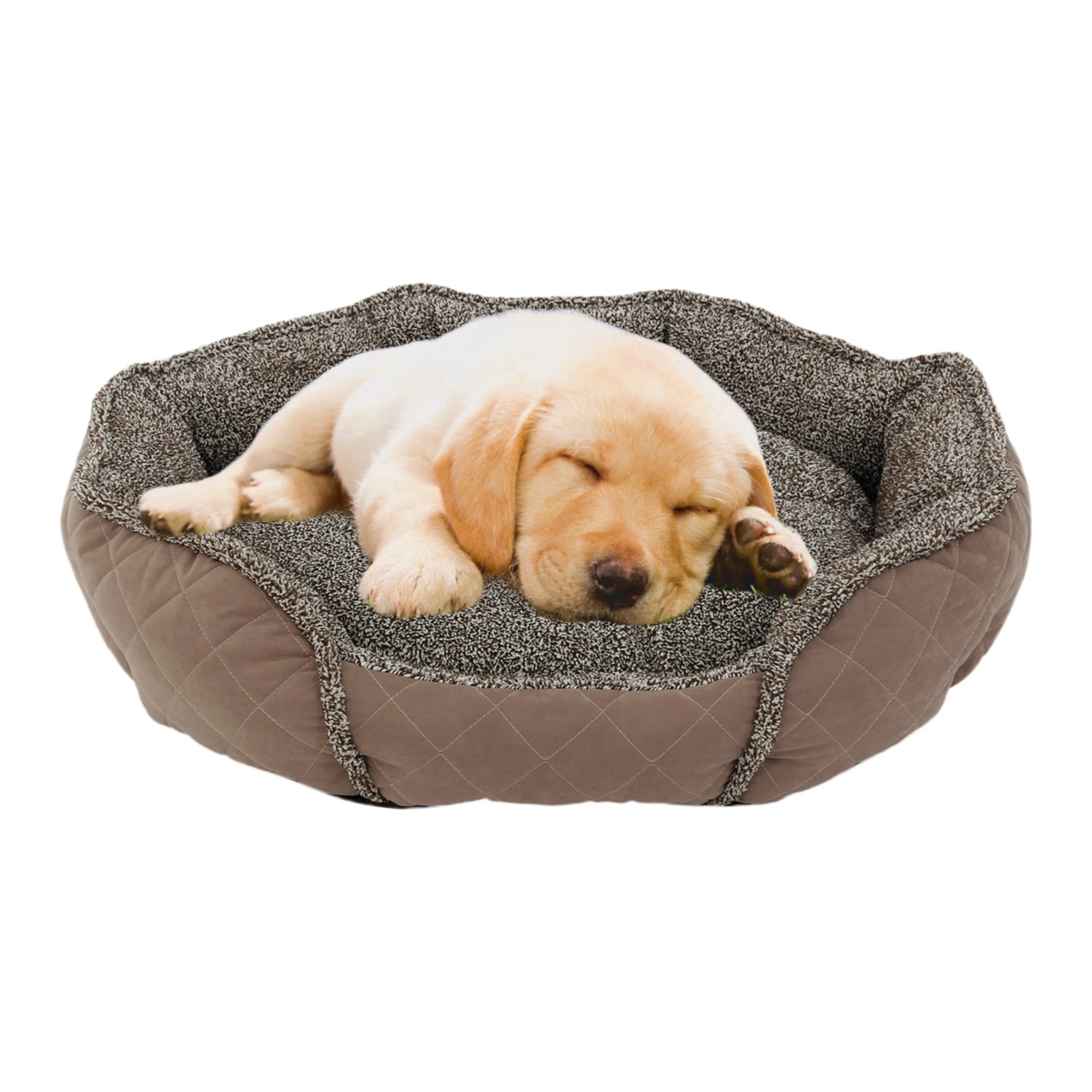 Heim Hunde-und Katzenbett Slurry Braun 70 cm x 64 cm x 14 cm kaufen bei OBI