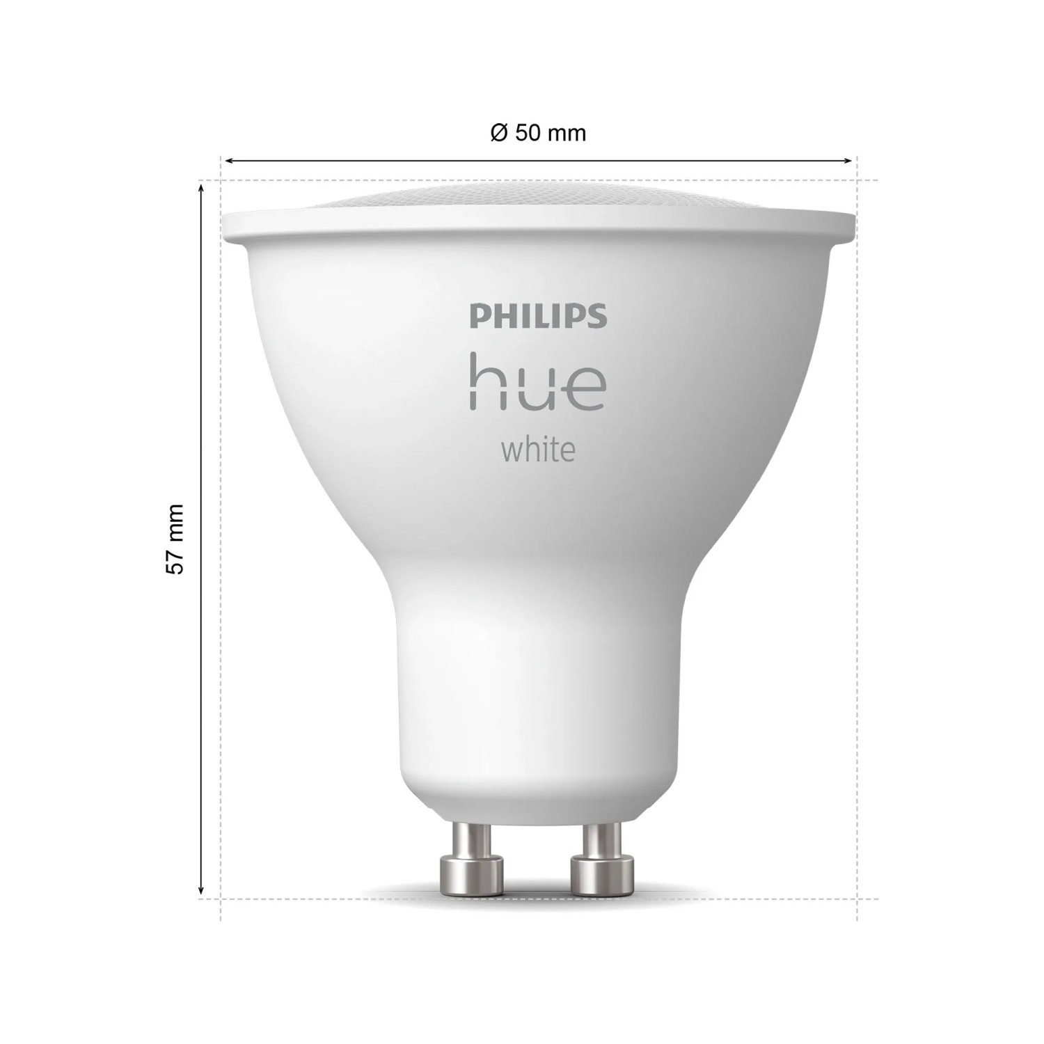 Philips Hue Leuchtmittel GU10 White 2.700 K 400 lm 4,2 W kaufen bei OBI