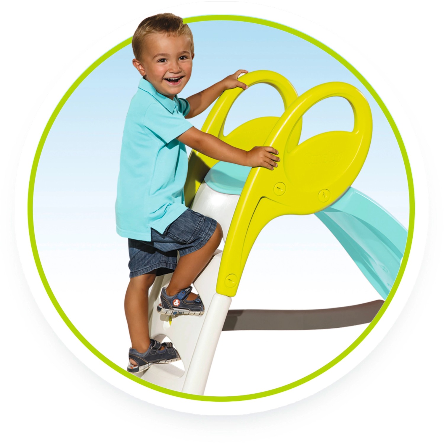 Smoby Rutsche GM mit Wasseranschluss 159 cm x 68 cm x 100 cm Mehrfarbig ...