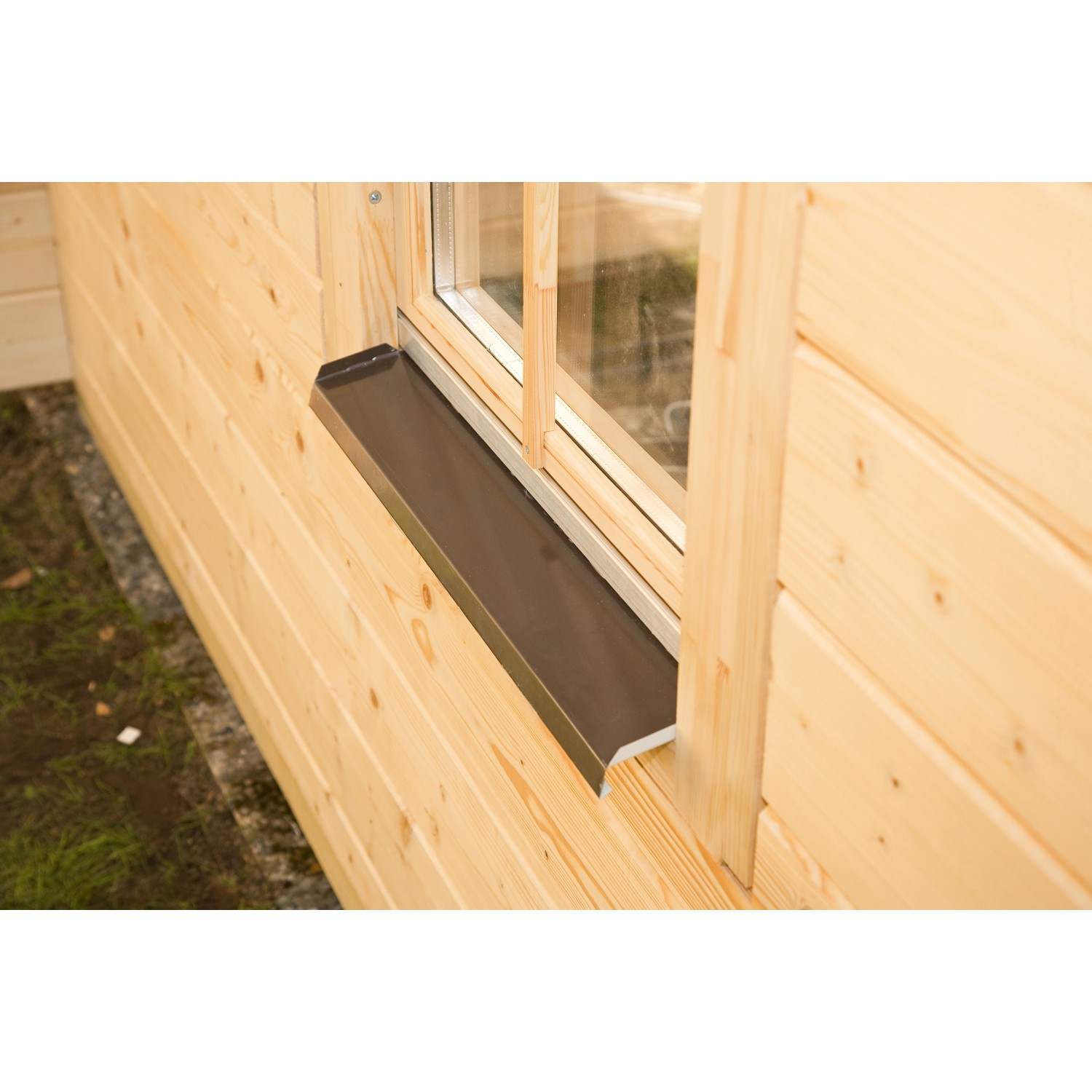 Skan Holz-Gartenhaus Bern 1 Basishaus B x T 420 cm x 420 cm kaufen bei OBI