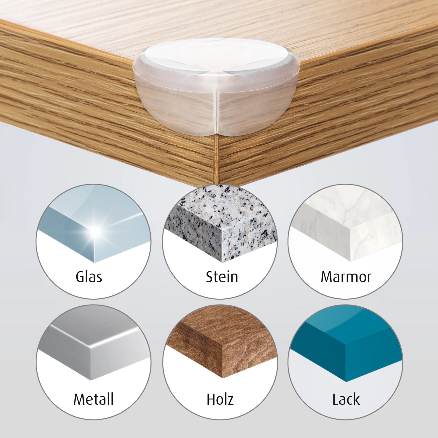 Reer Eckenschutz TPE PVC-Frei 4 Stück Transparent kaufen bei OBI