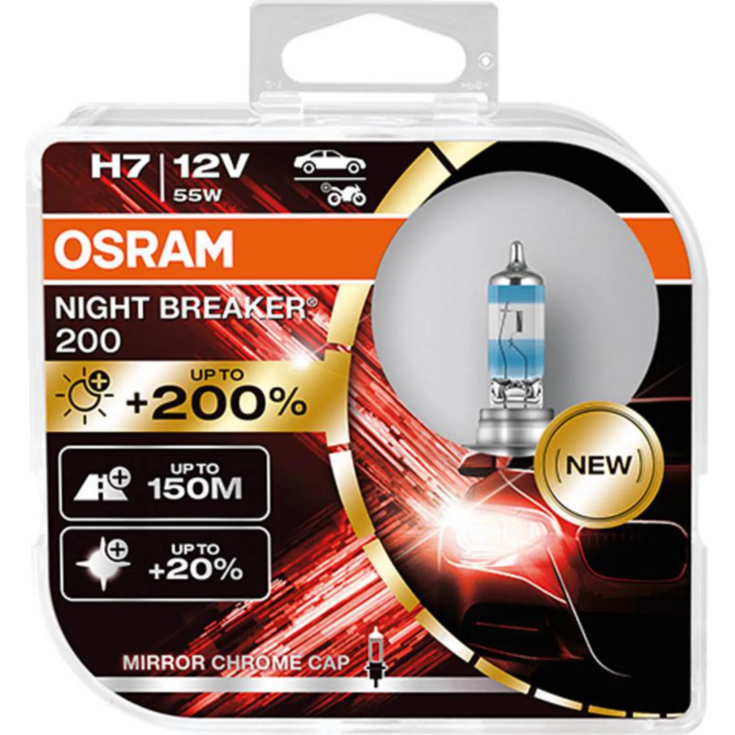 Osram Halogen-Fahrzeuglampe H7 Night Breaker 200 kaufen bei OBI