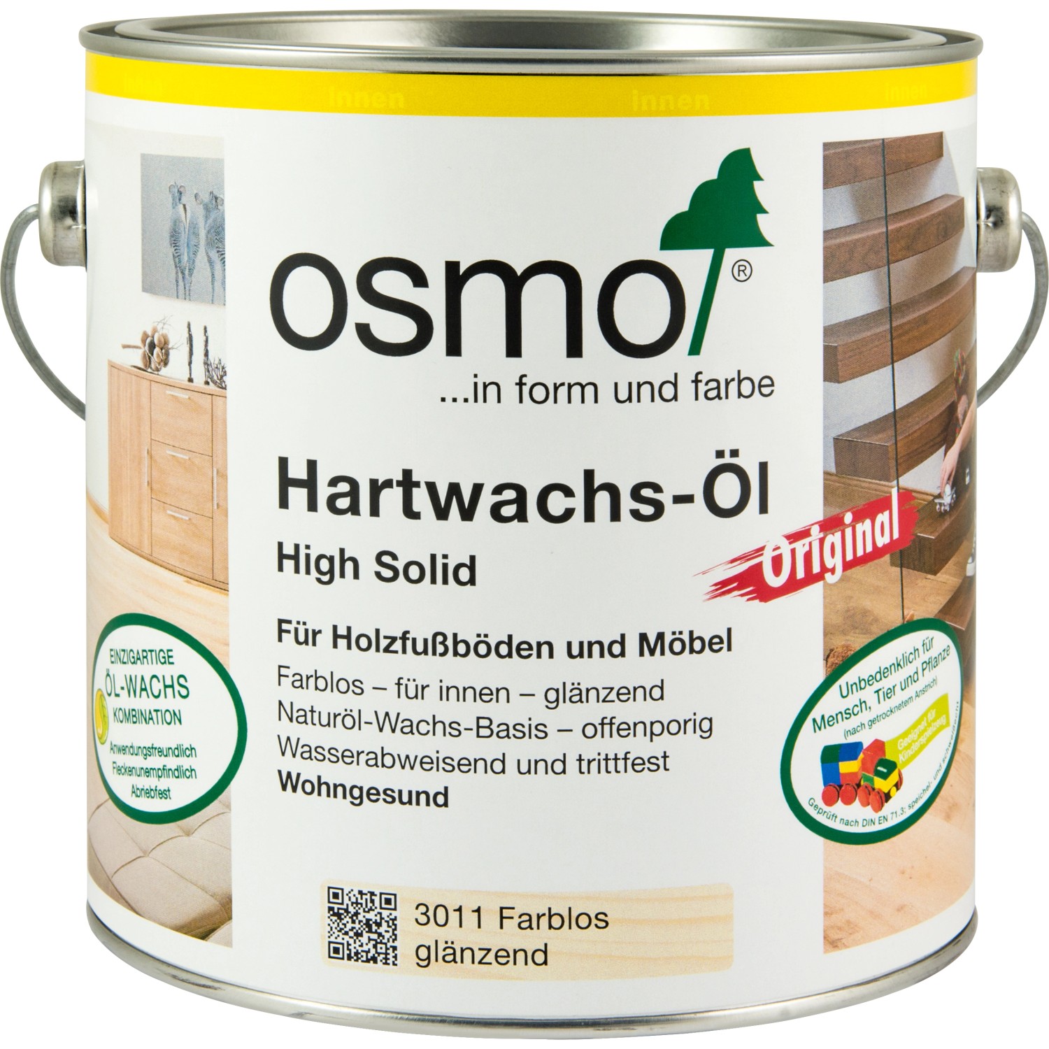 Osmo Hartwachs Öl glänzend Farblos 2,5 l kaufen bei OBI
