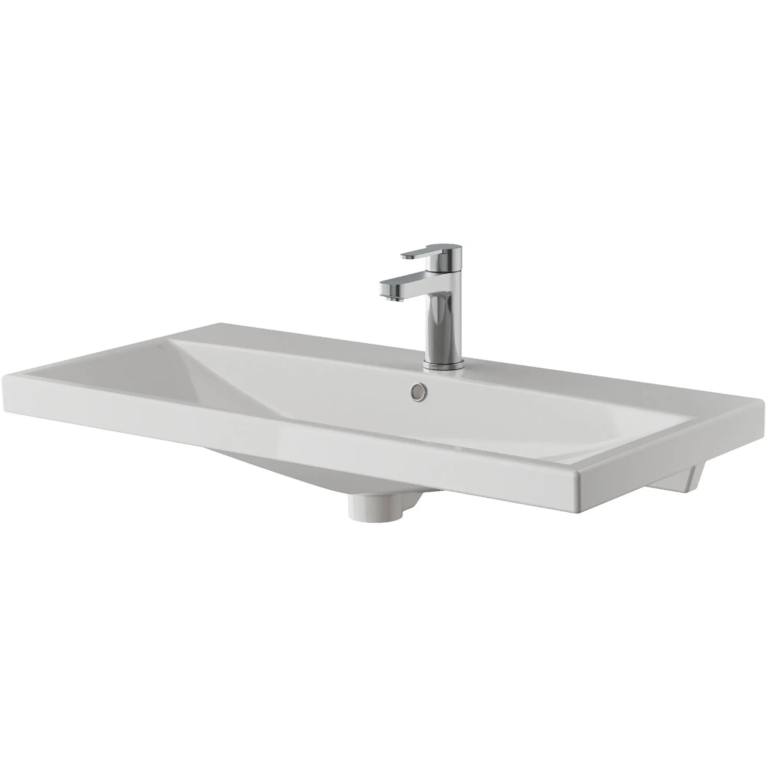 Pelipal Badmöbel-Set Serie 4035 3-tlg. grifflos Riviera Eiche mit ...