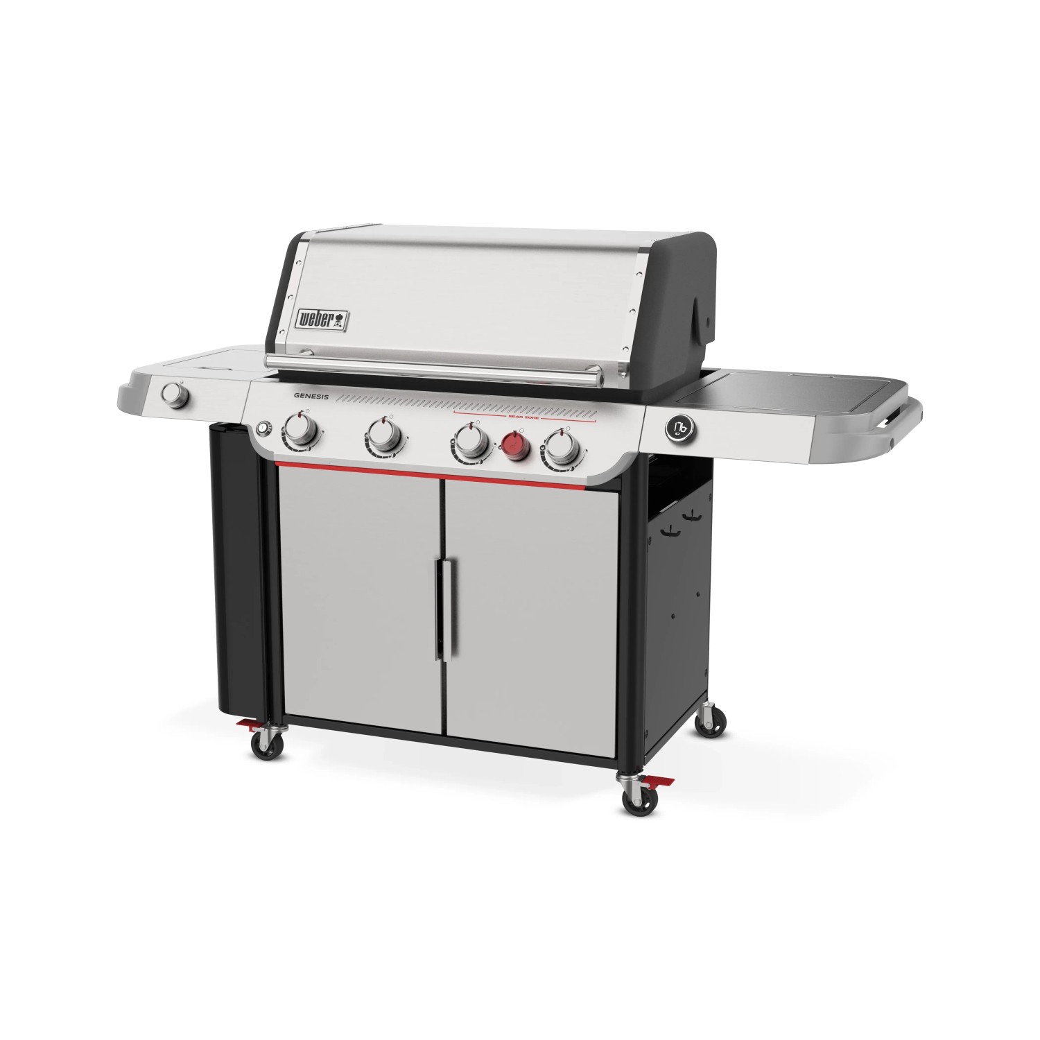 Weber Edelstahl Gasgrill Genesis SP-435W 4 Brenner GBS Seitenkocher ...