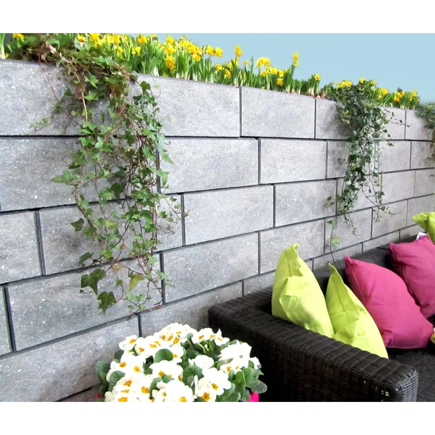 Diephaus Gartenmauerstein Lessia Quarzit 50 x 40 x 20 cm kaufen bei OBI