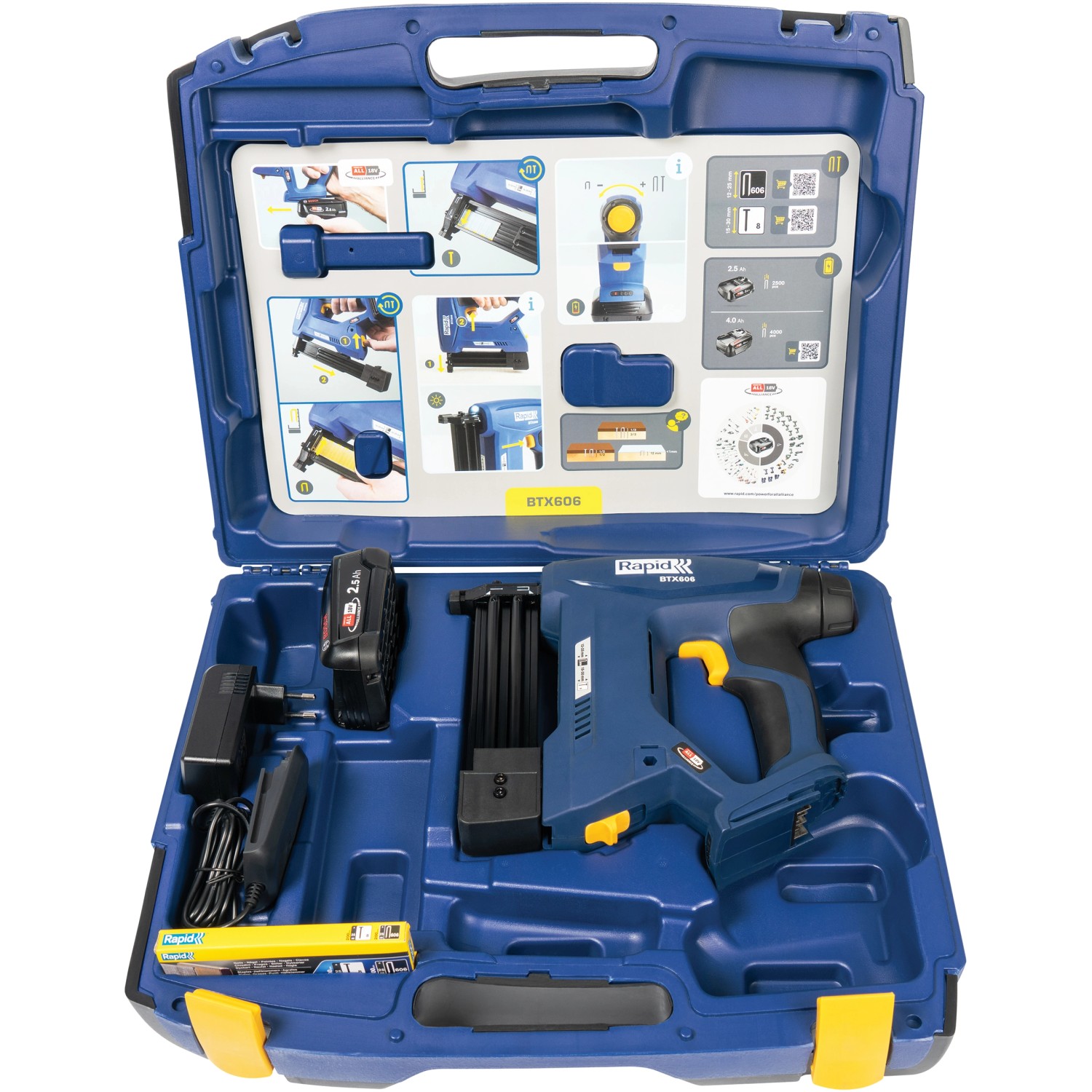 Rapid Akku-Tacker BTX606 18 V inkl. Akku bei OBI