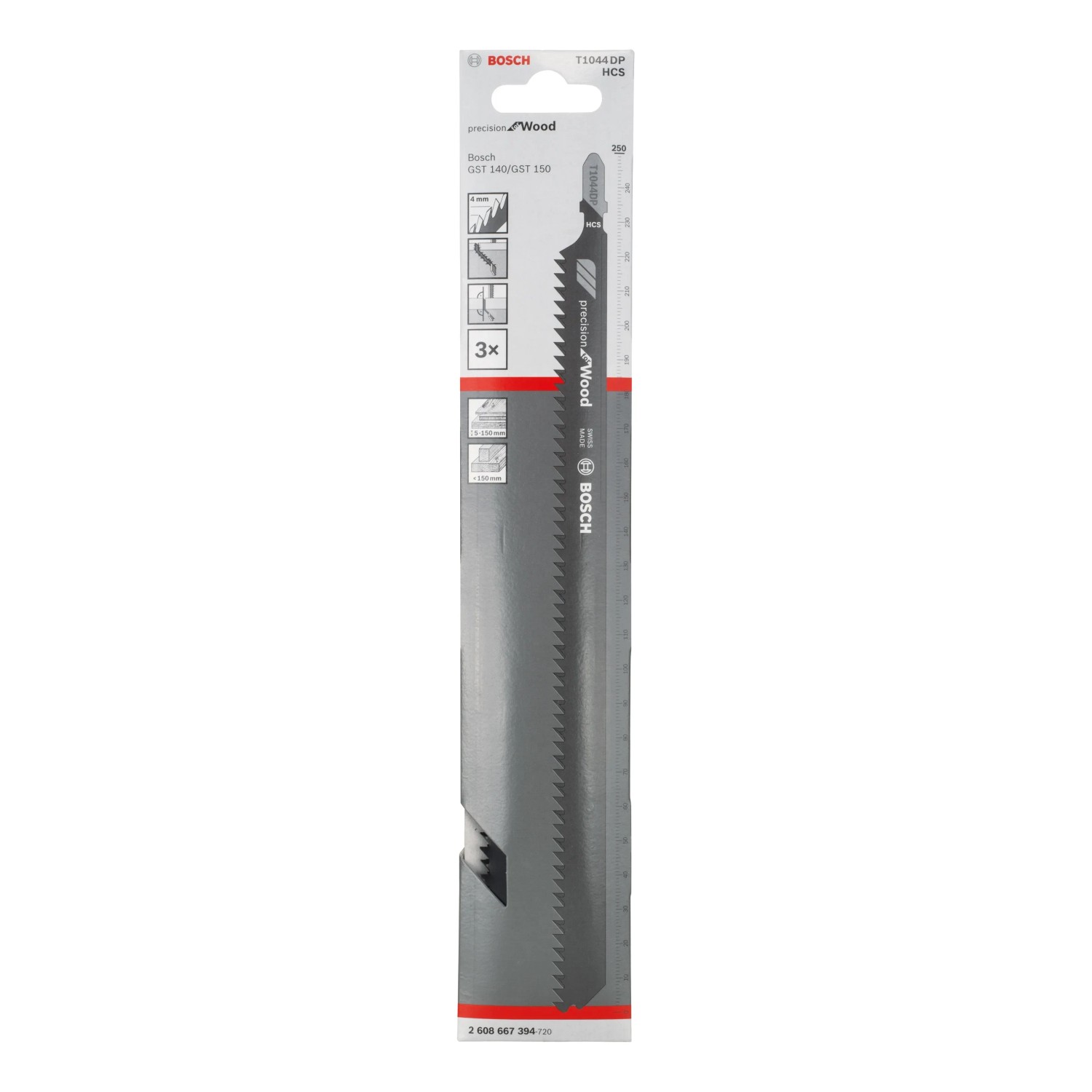 Bosch PRO Stichsägeblätter T1044 DP für Holz 3 Stück kaufen bei OBI