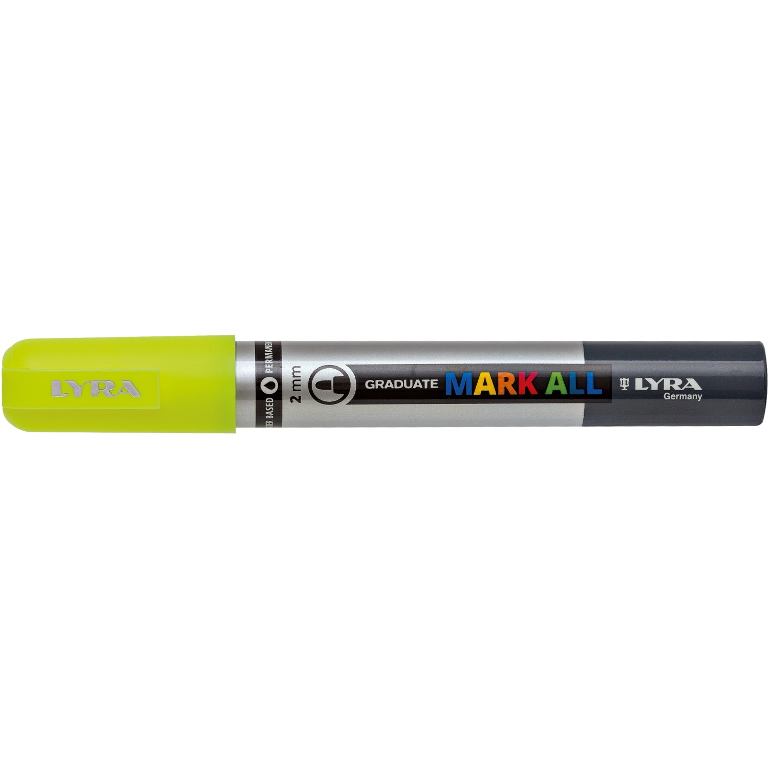 LYRA Mark All Marker für alle Oberflächen Permanent Rundspitze 2mm ...