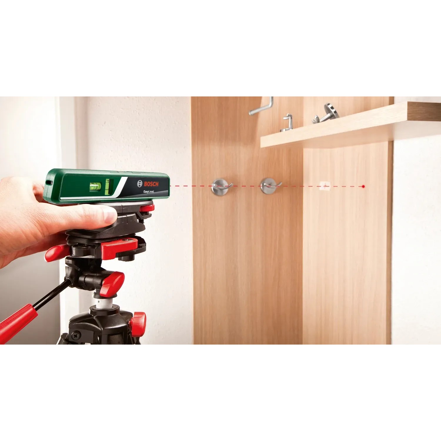 Bosch Laser-Wasserwaage EasyLevel mit Wandhalterung kaufen bei OBI
