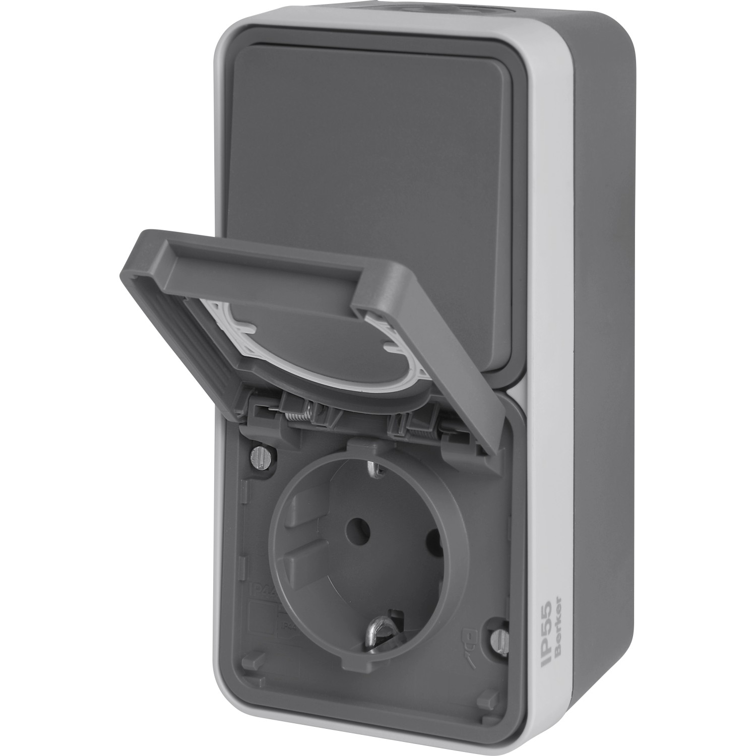 Berker w.1 Aufputz Steckdose + A/W Schalter IP 55 kaufen bei OBI