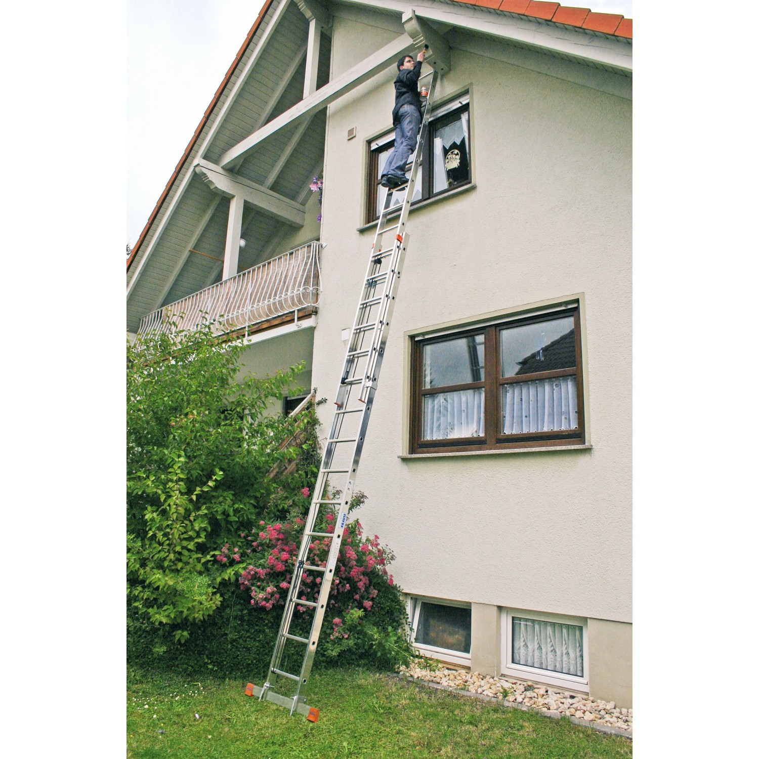 Krause Robilo Seilzug-Leiter 2 x 15 Sprossen kaufen bei OBI