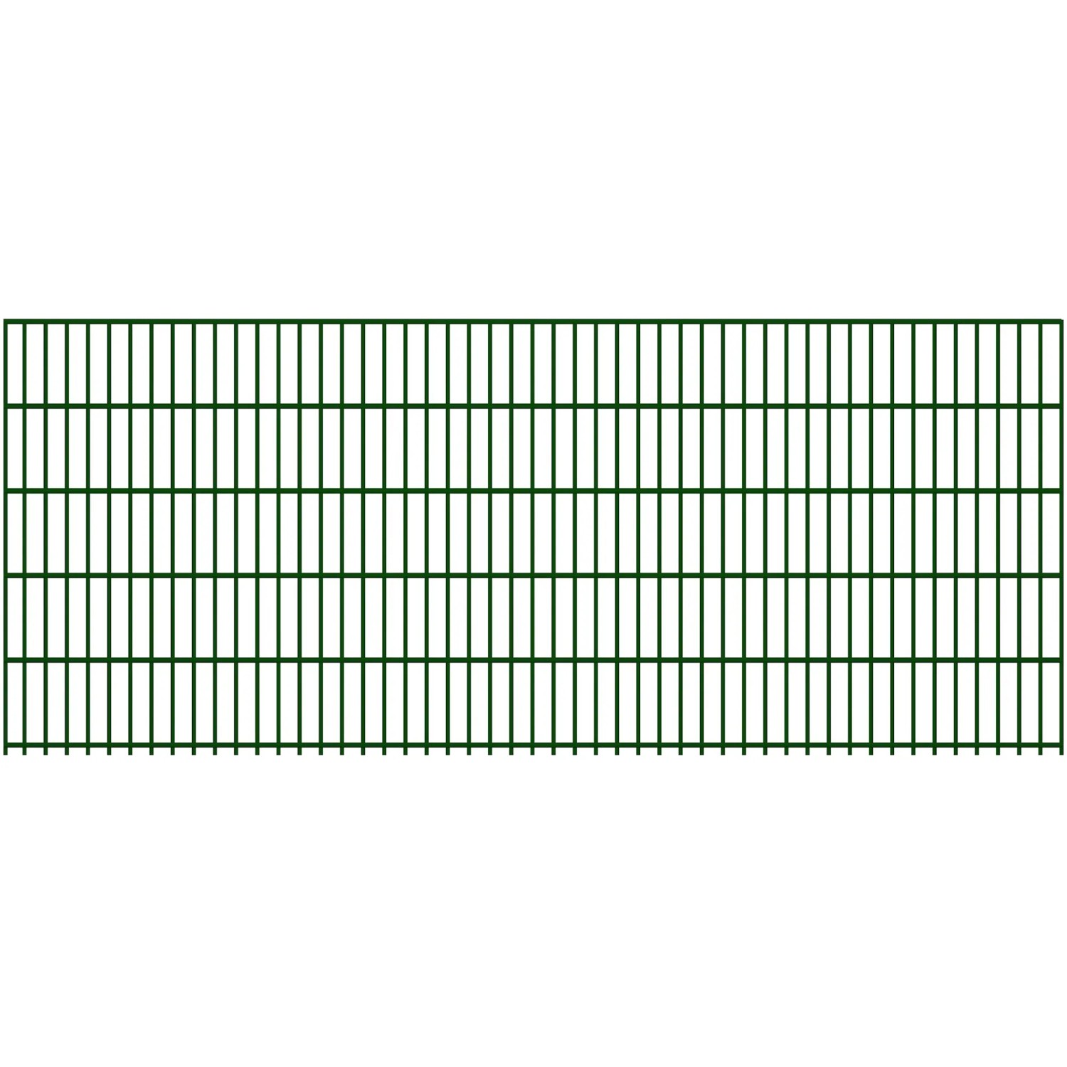 Doppelstabmatte 6/5/6 mm Moosgrün 250 cm x 103 cm kaufen bei OBI