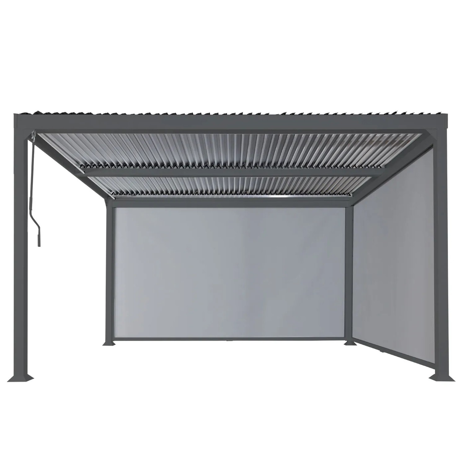 MCW Pergola Seitenwand L41 Anthrazit 3 x 3,7 m kaufen bei OBI