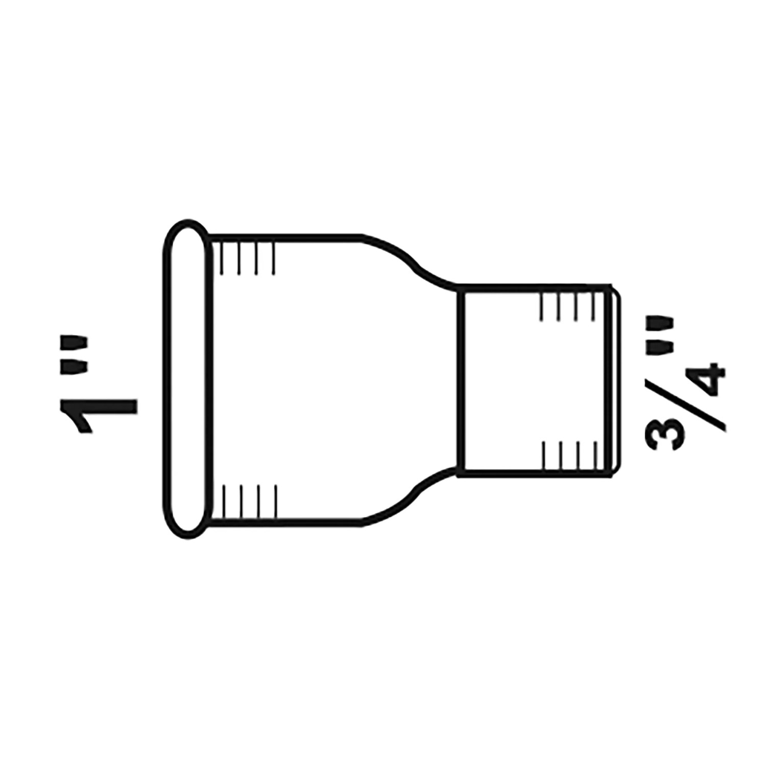 Kirchhoff Reduzier-Gewindemuffe 1" IG x 3/4" IG Verzinkt kaufen bei OBI