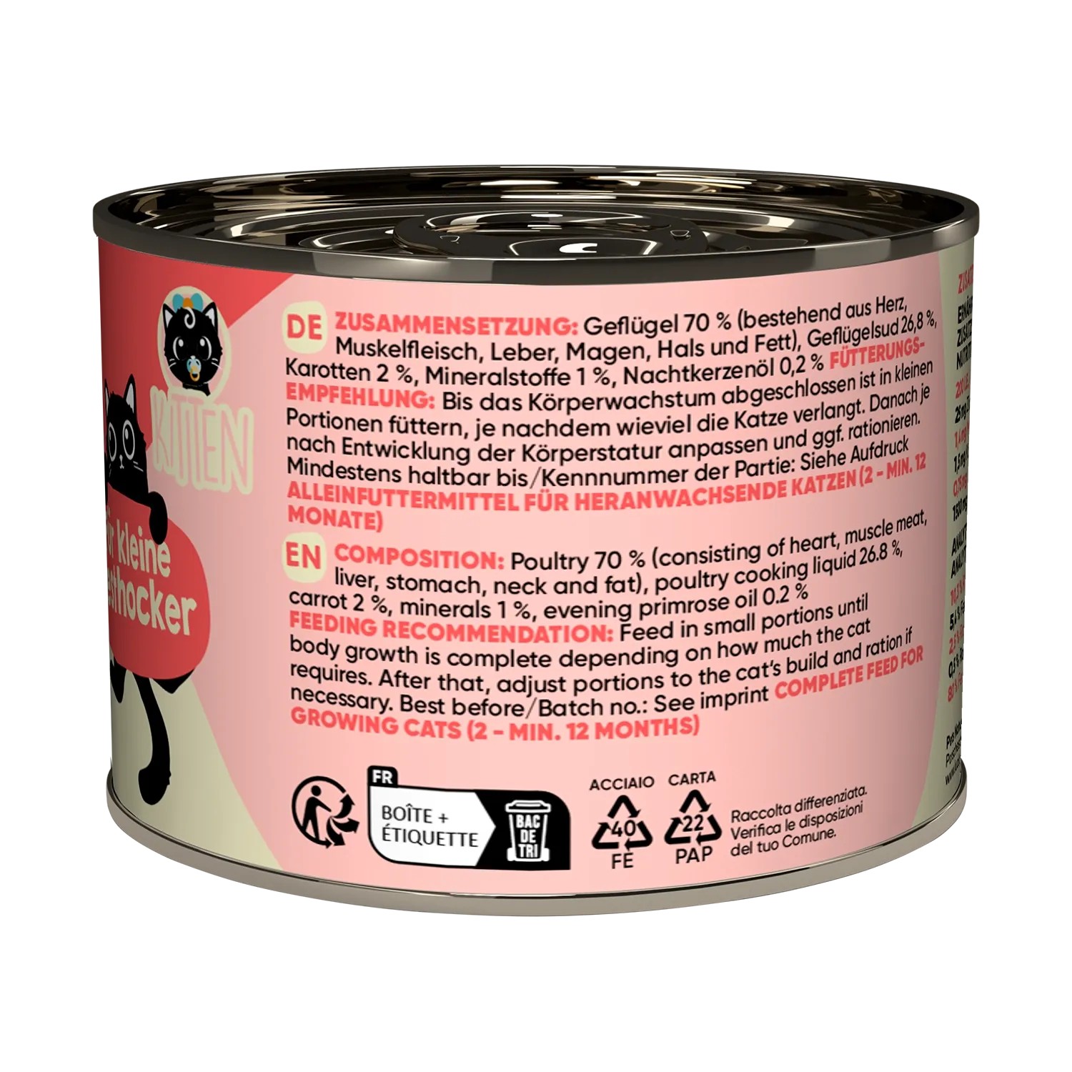 Lucky Lou Katzen-Nassfutter Lifestage Kitten Geflügel 200 g kaufen bei OBI