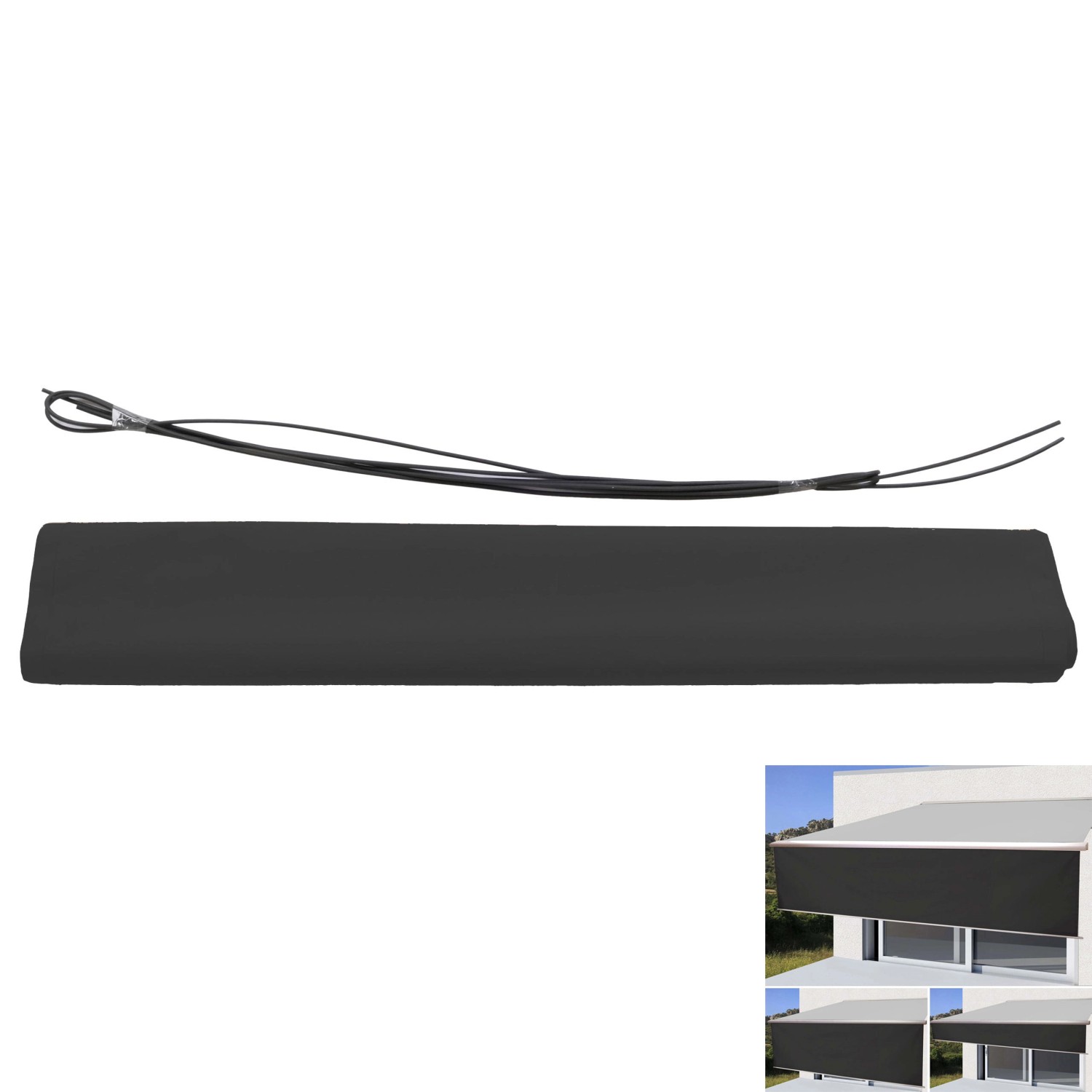 MCW Volant für Vollkassetten-Markise T124 5x3m anthrazit kaufen bei OBI