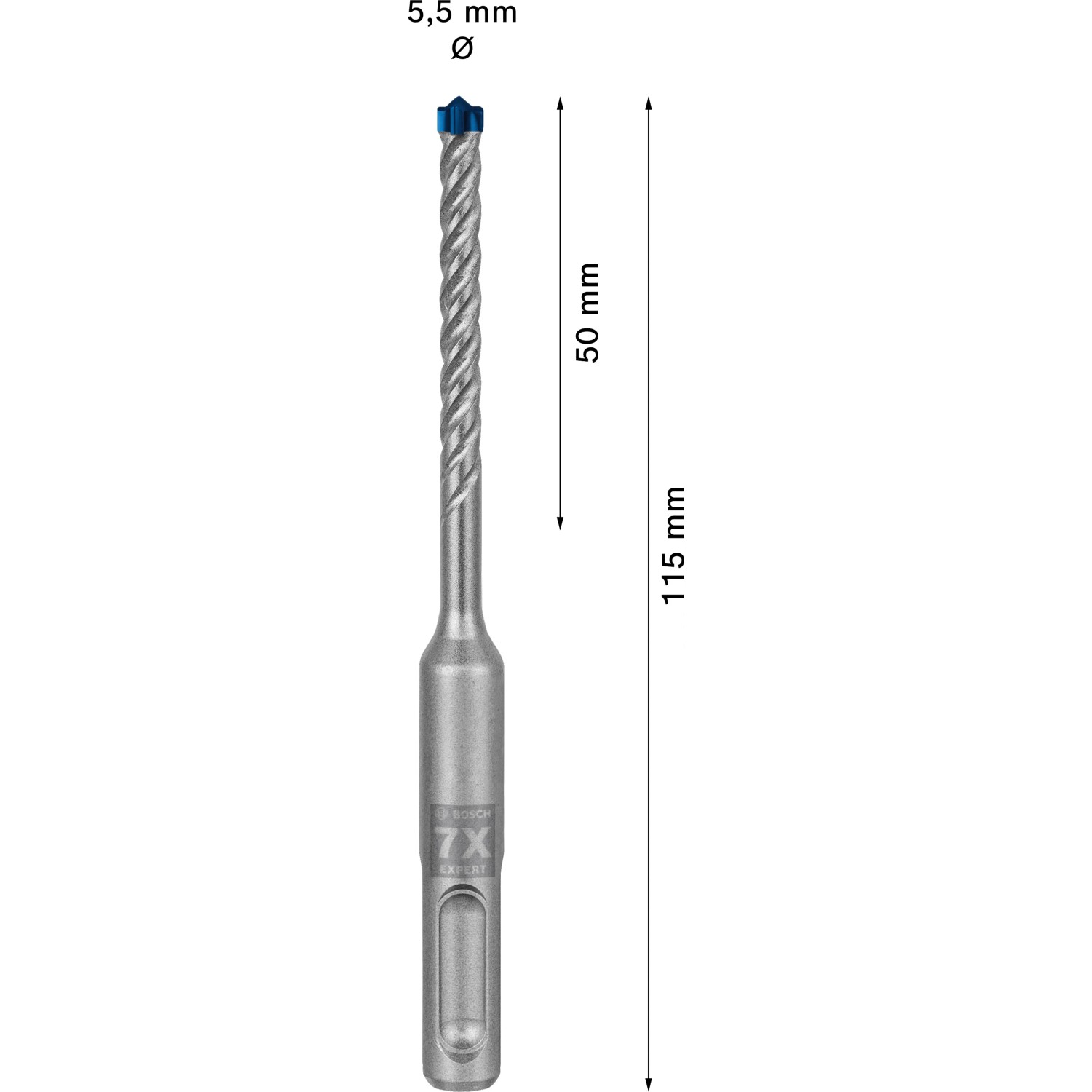 Bosch Expert Hammerbohrer SDS Plus-7X 5,5 mm x 50 mm x 115 mm kaufen ...