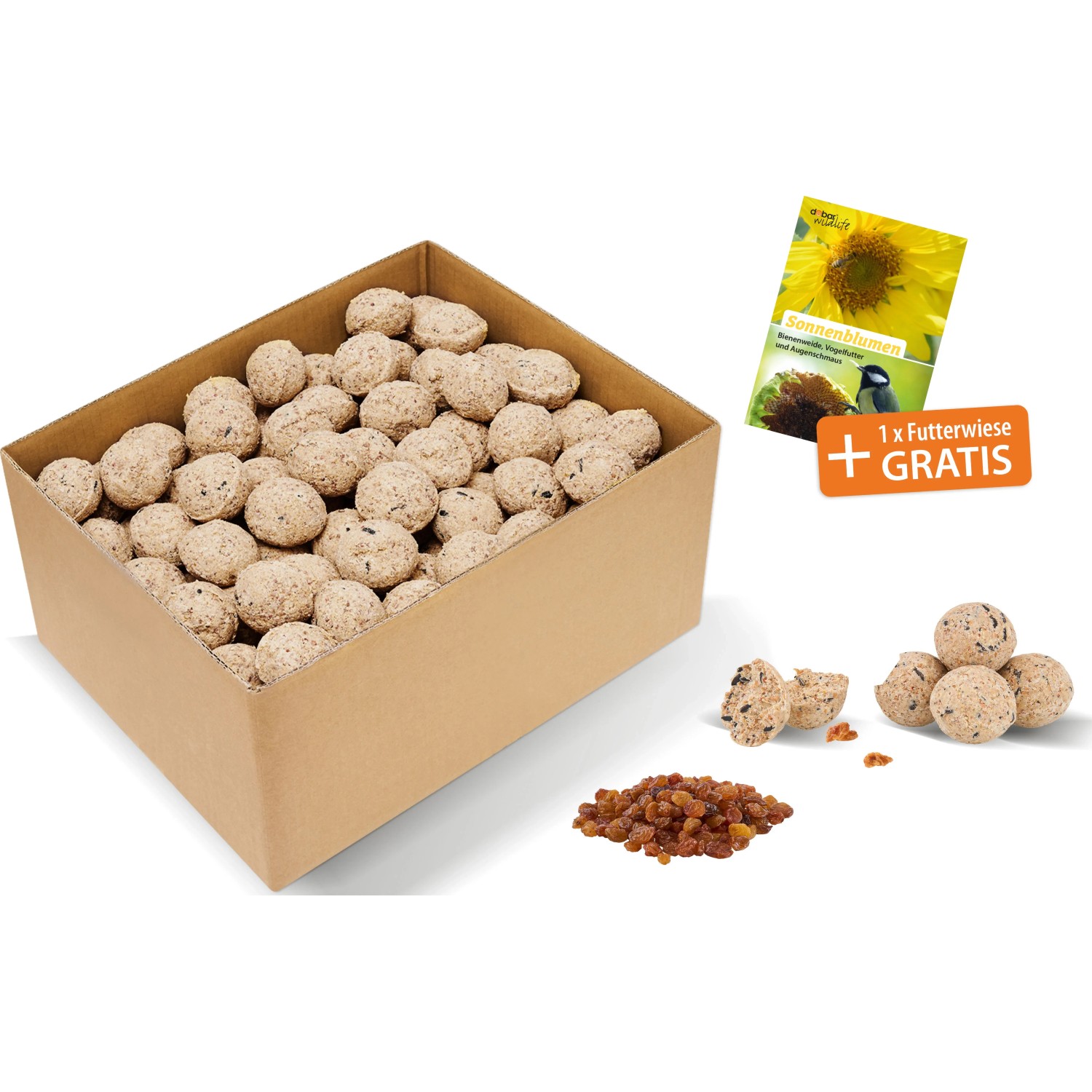 Dobar Vogelfutter-Set Vitamin-Meisenknödel ohne Netz kaufen bei OBI