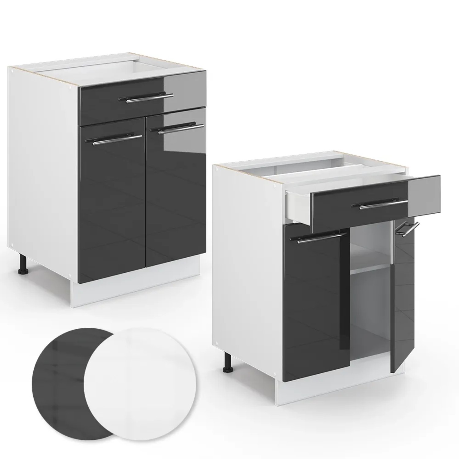 Erstaunlich Schublade Kuchenschrank 60 Cm Bilder