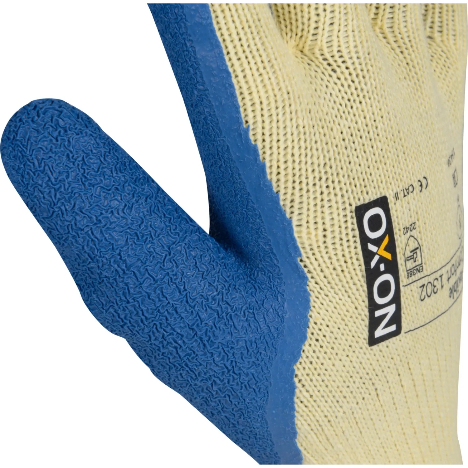 OX-ON Handschuh Flexible Comfort 1302 Blau-Gelb Gr. 09 kaufen bei OBI