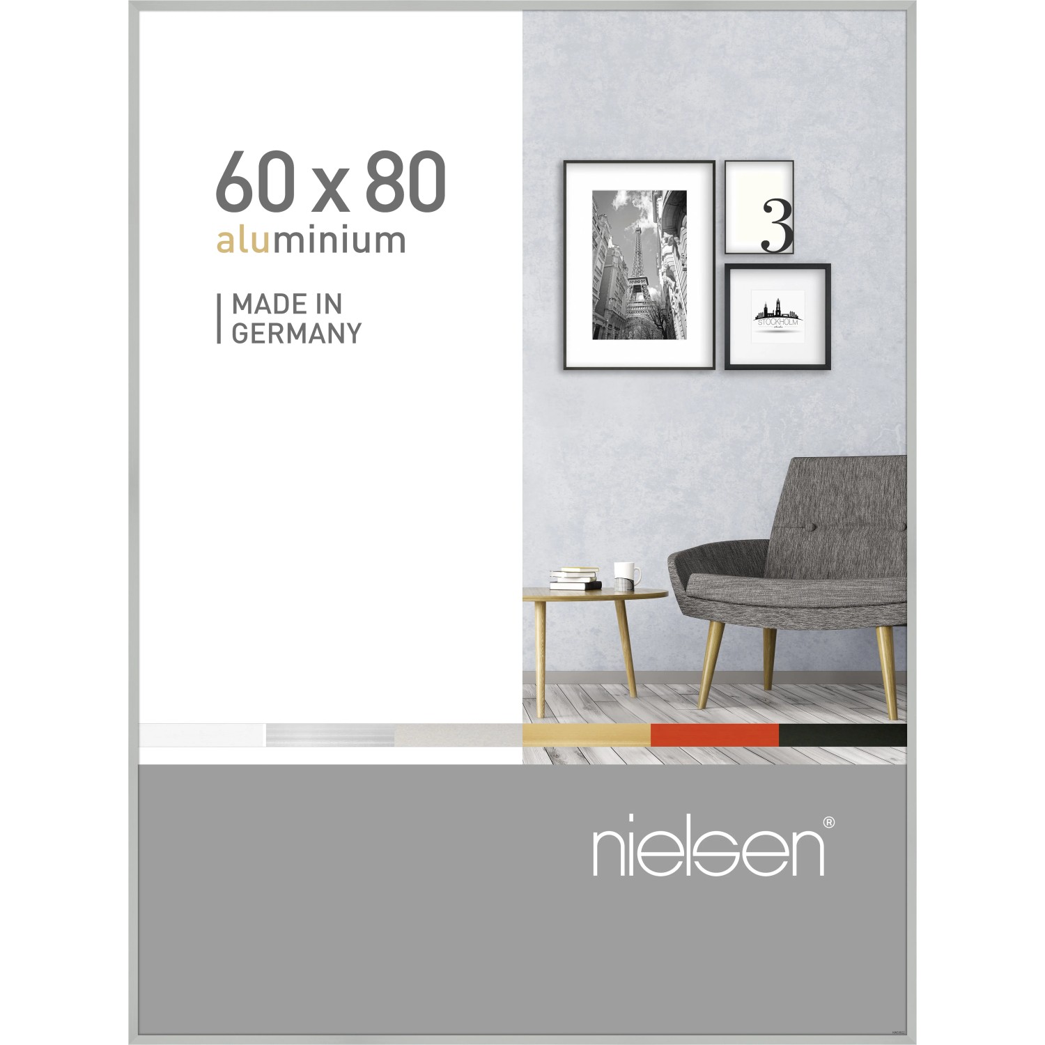 Aluminium Bilderrahmen Pixel 60x80 cm Silber Matt kaufen bei OBI