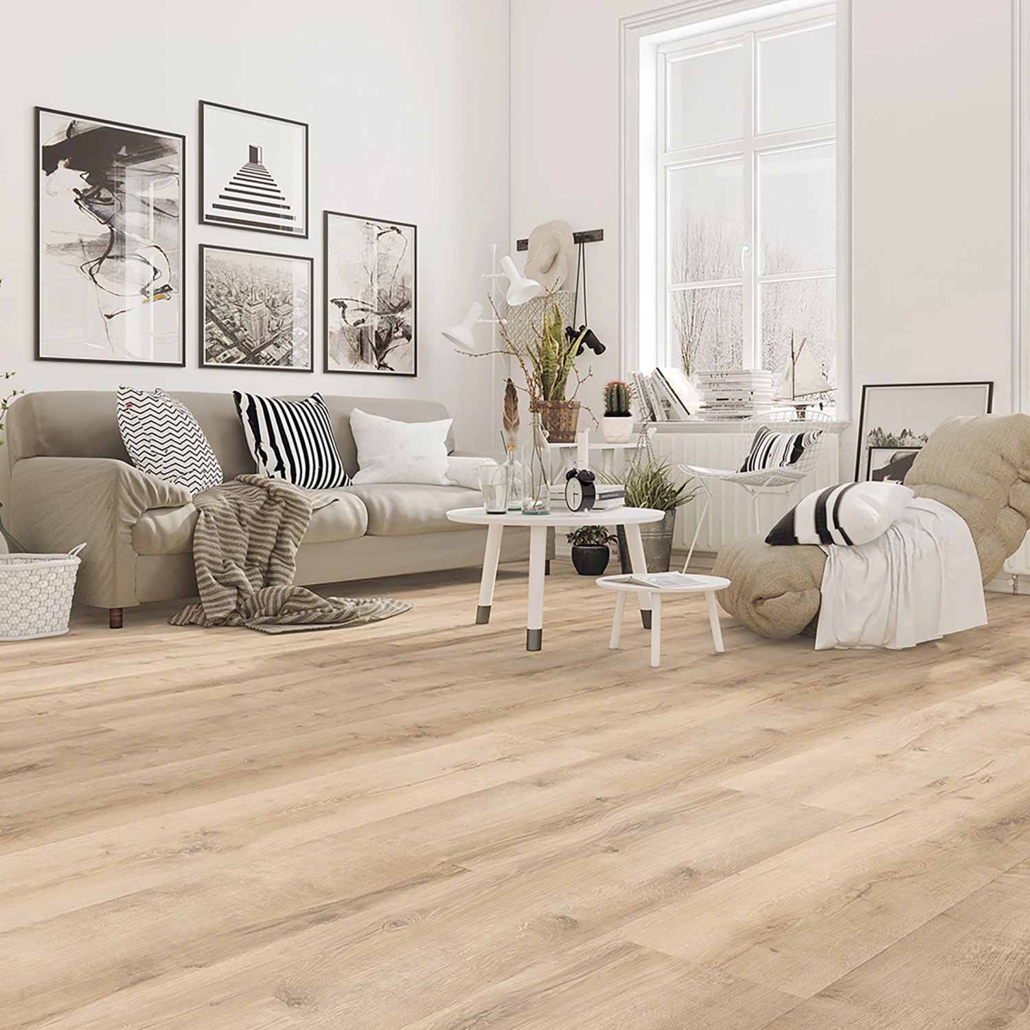 Classen Laminatboden Oak Beige NKL 32 kaufen bei OBI