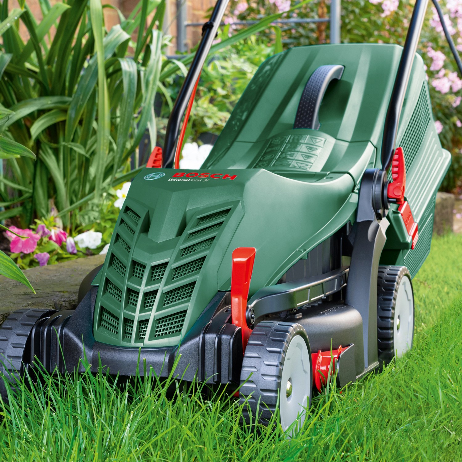 Bosch Elektrorasenmäher Universal Rotak 34-405 kaufen bei OBI
