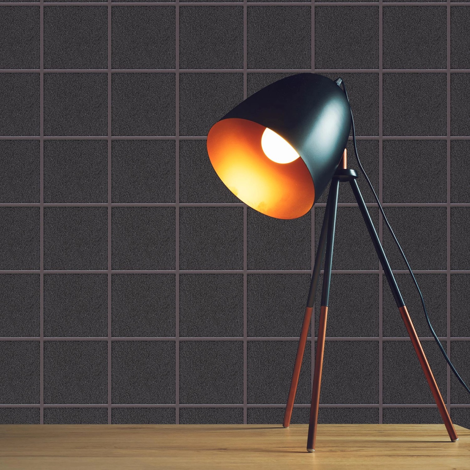 Tadessi Tapete Grafik Meo M1 No 2194 Vliestapete Kupfer Grau ...