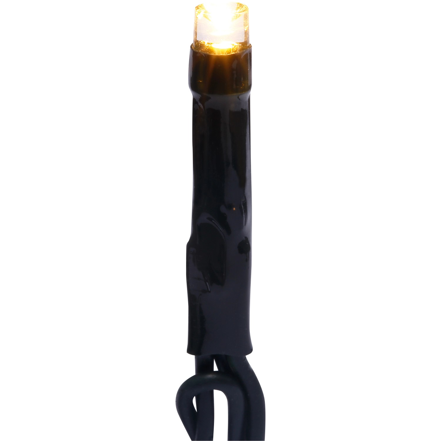 LED-Lichterkette Outdoor mit Timer 8,92 m 80 LEDs Warmweiß Grünes Kabel ...