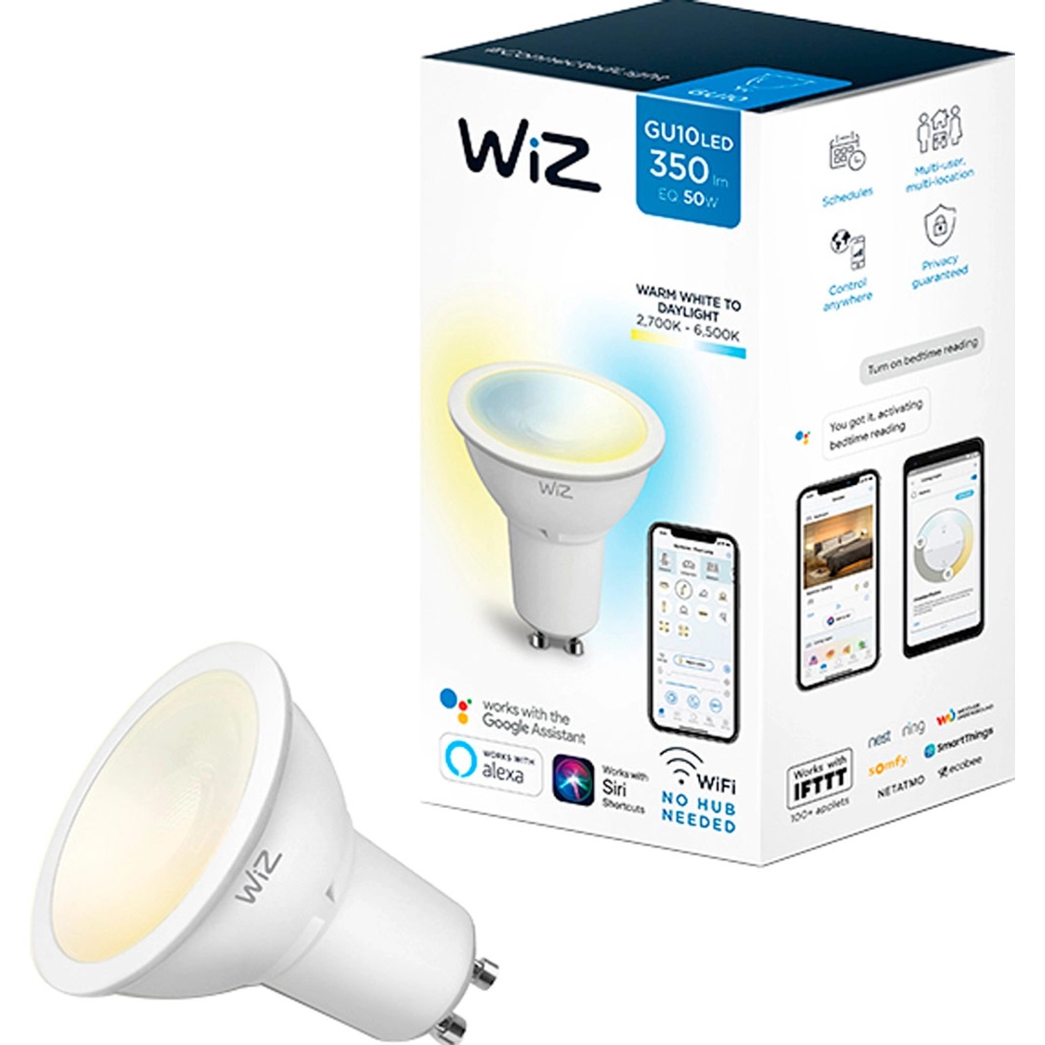 WiZ Smart LED-Leuchtmittel Wifi CCT GU10 5,5 W kaufen bei OBI WiZ Smart LED-Leuchtmittel Wifi CCT GU10 5,5 W kaufen bei OBI