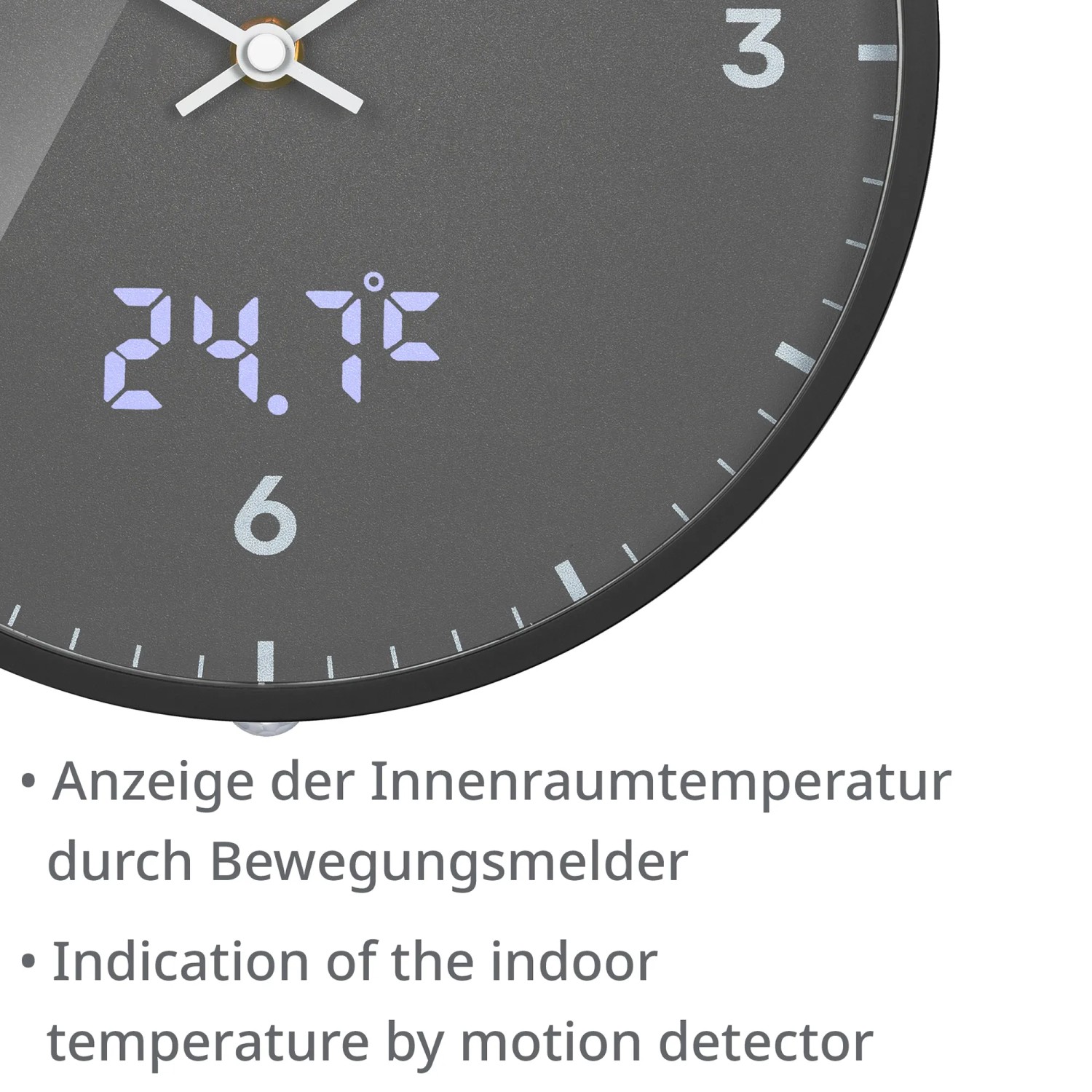 Schãne Wanduhr Mit Temperaturanzeige Bilder