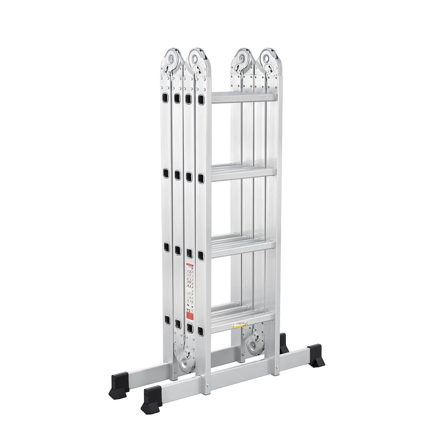 Juskys Aluminium Multifunktionsleiter 4,7m Tragfähigkeit bis 150 kg ...